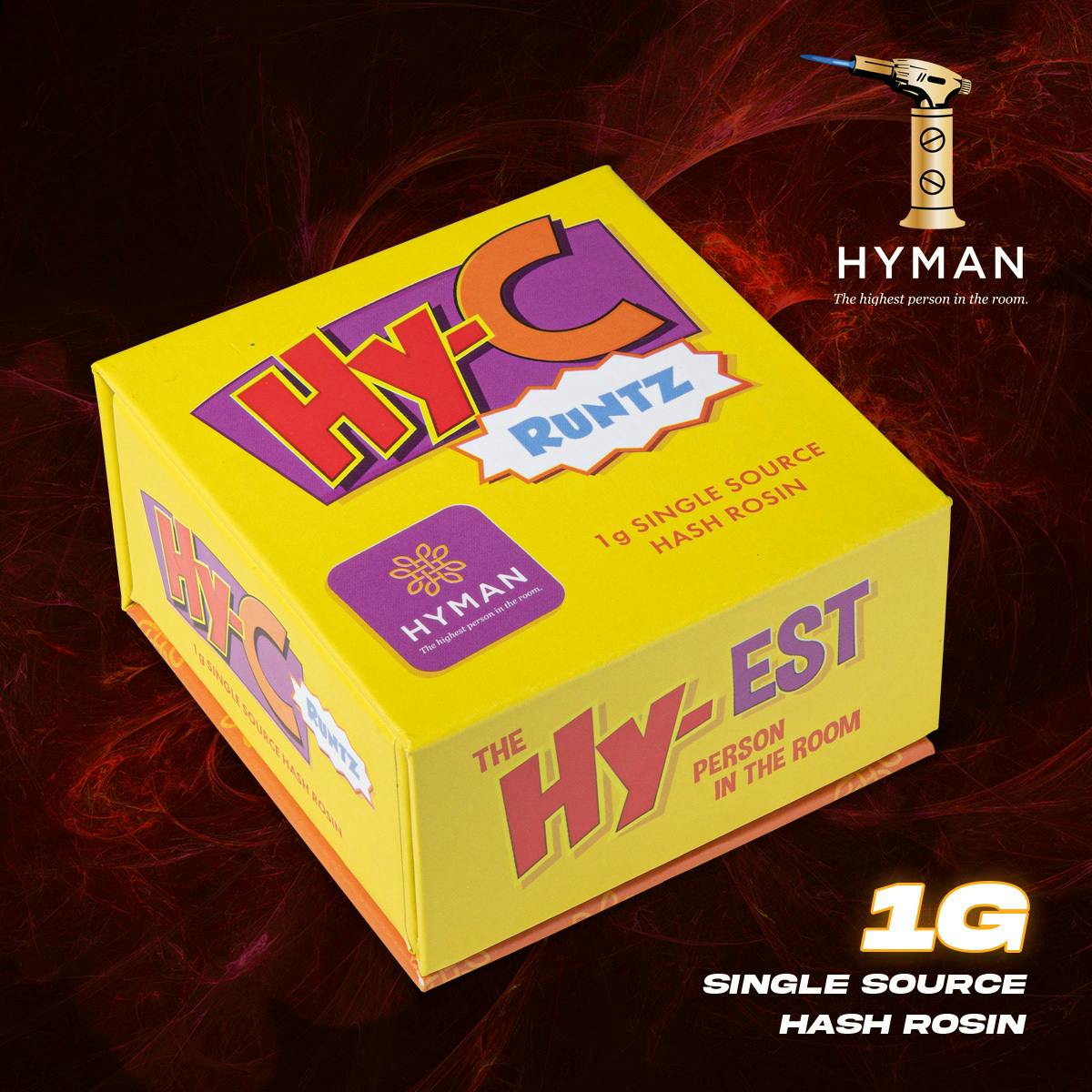 Hy-C Runtz | 1G Single Source Hash Rosin | HYMAN | MED - HYMAN