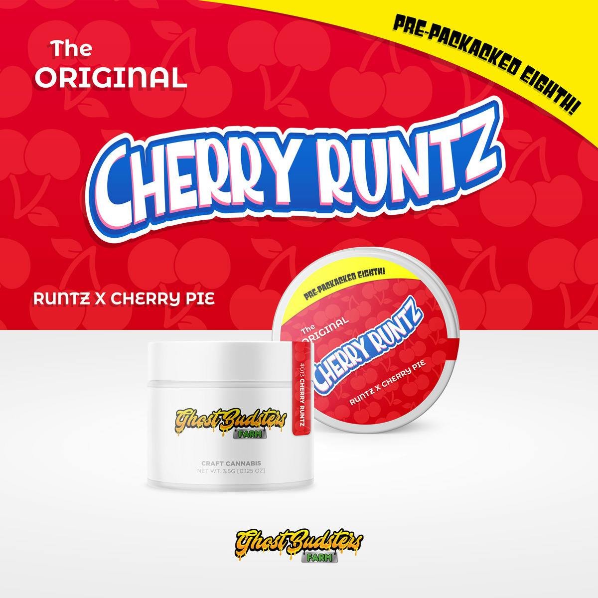 Cherry Runtz | Pre-Packaged Eighth | GhostBudsters Farm - GhostBudsters ...