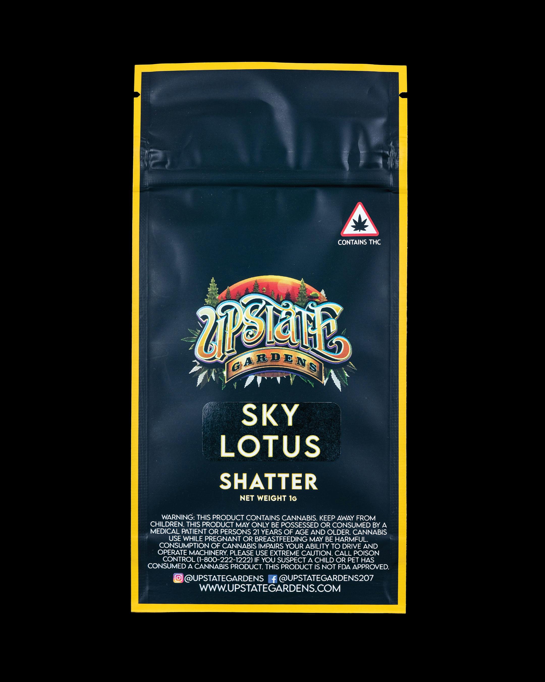Shatter: 1g - Sky Lotus - CRC - Upstate Gardens