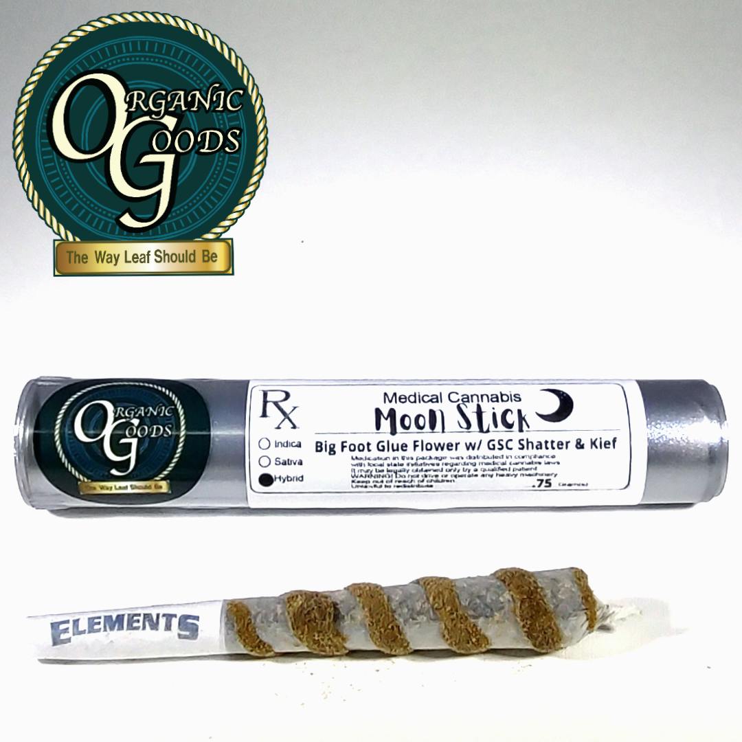 Organic Goods Big Foot Glue Moon Stick | Weedmaps