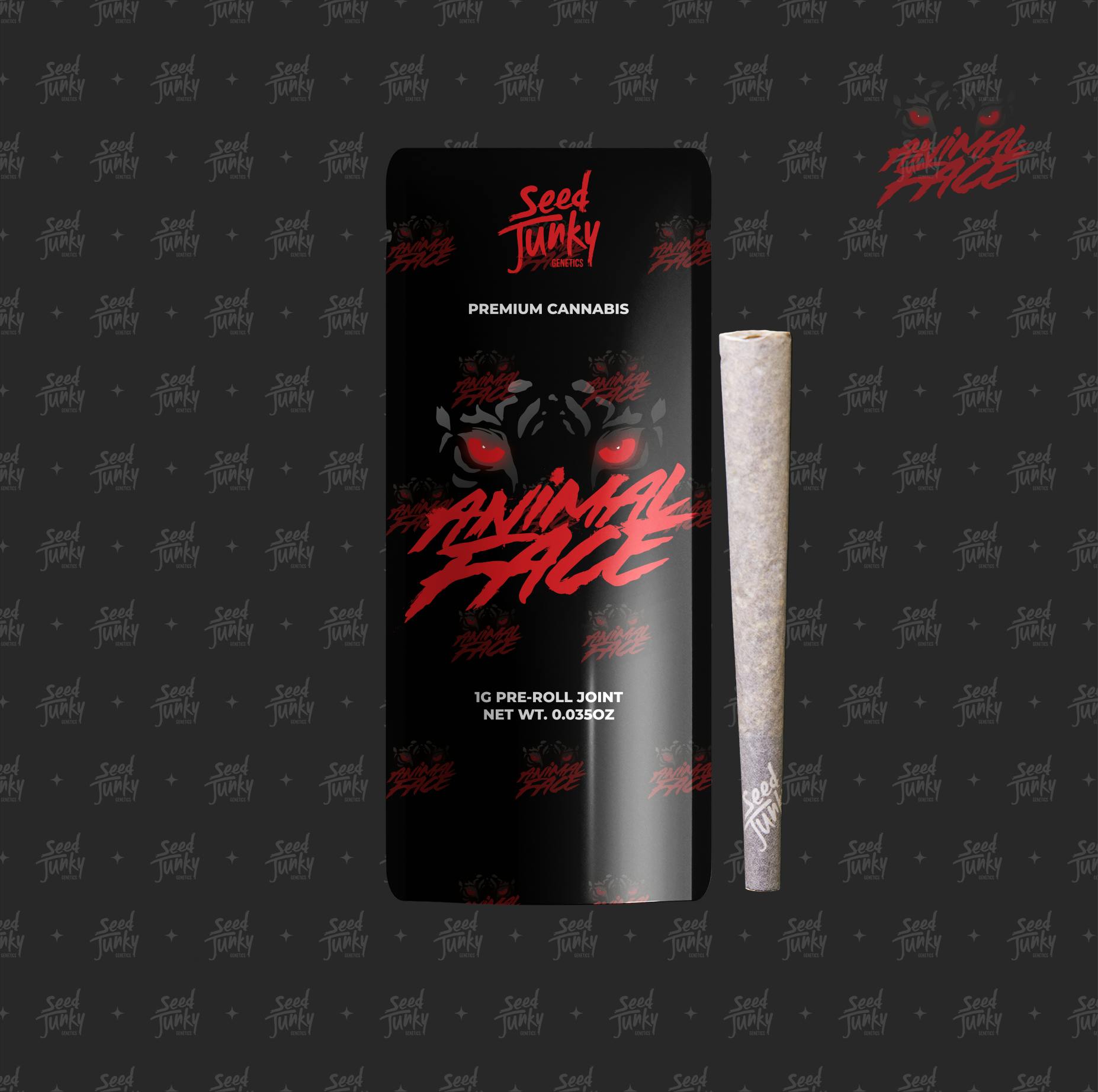 ANIMAL FACE (1G Pre-Roll) - Seed Junky