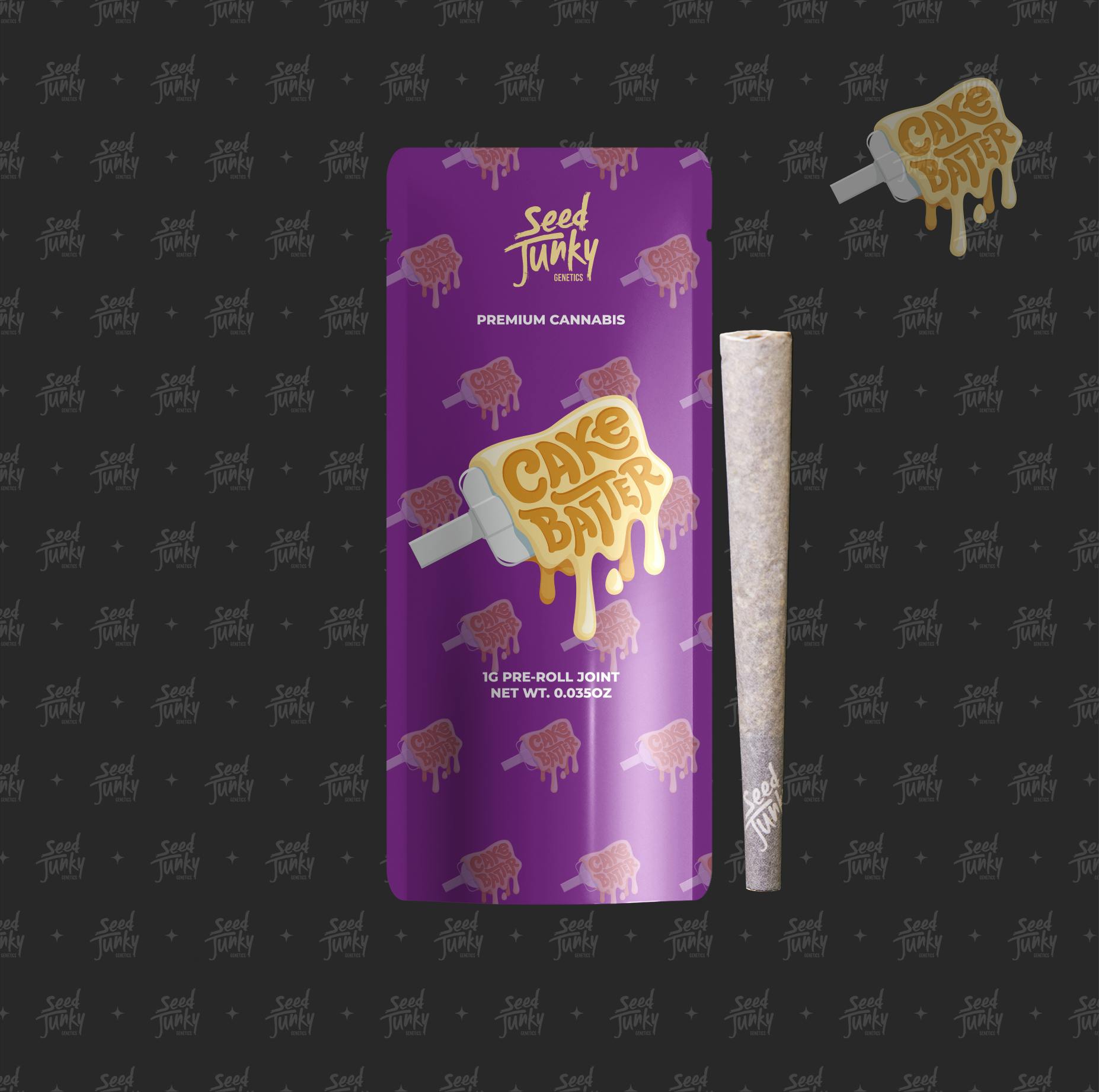 CAKE BATTER (1G Pre-Roll) - Seed Junky