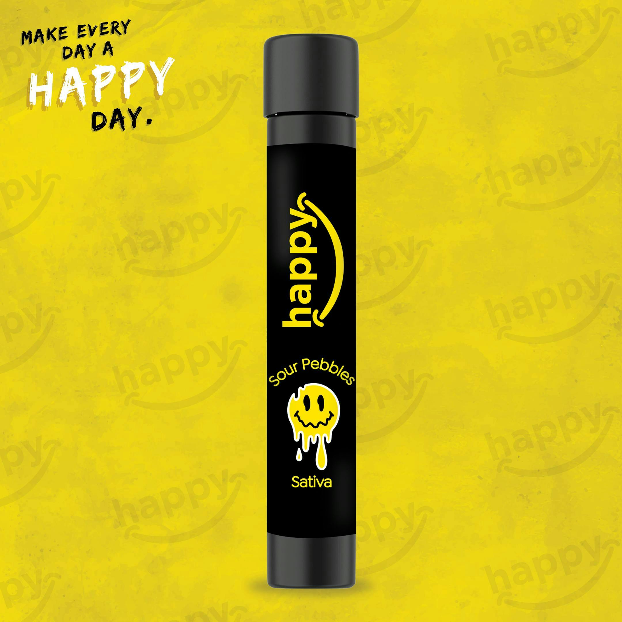 Sour Pebbles - 1G Pre-Roll - Happy's - MED - Dispo