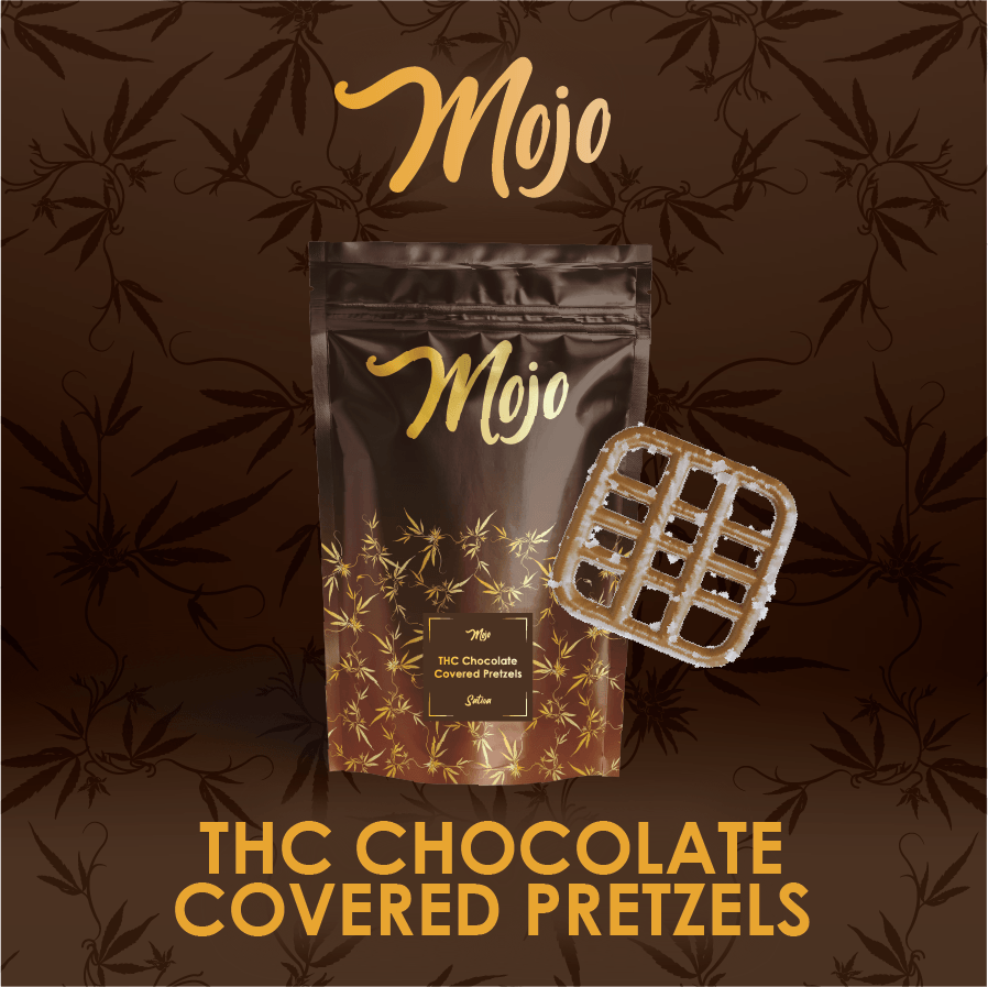 Mojo Chocolates - Chocolate Covered Pretzels (Sativa) - 100mg - Mojo ...