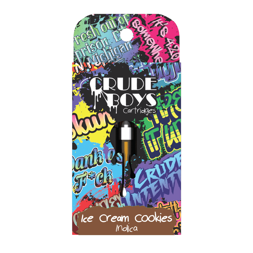 Crude Boys 1g Cartridge - Ice Cream Cookies (Indica) - Crude Boys ... Crude Boys 1g Cartridge - Ice Cream Cookies (Indica) - Crude Boys ...