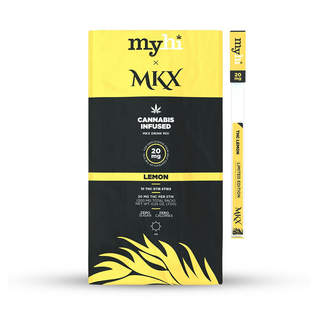 MyHi Infused STIR STIKS "Lemon" (5 Pack) - MKX Oil Co
