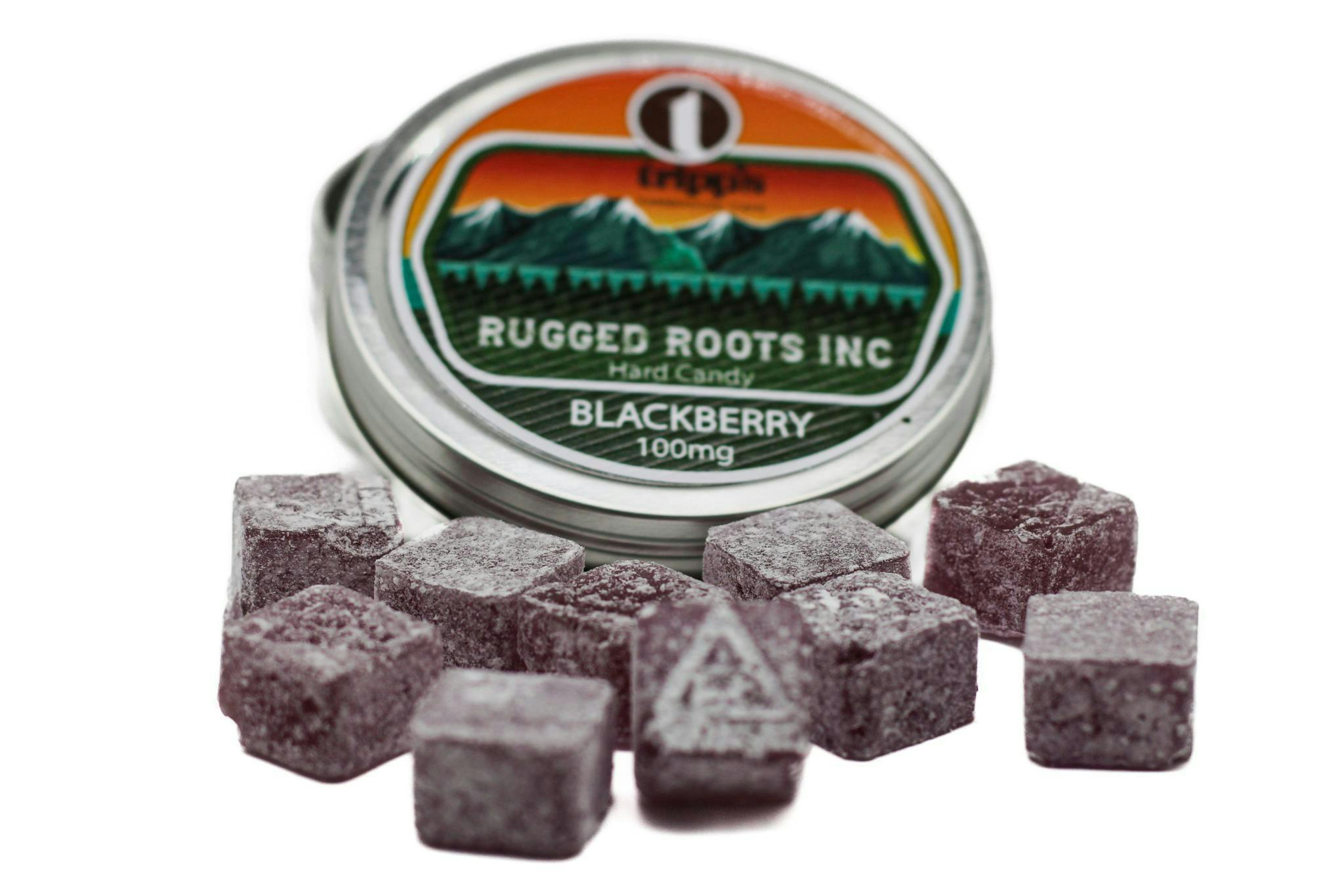 Rugged Roots - Blackberry 100mg Hard Sweets - Rugged Roots