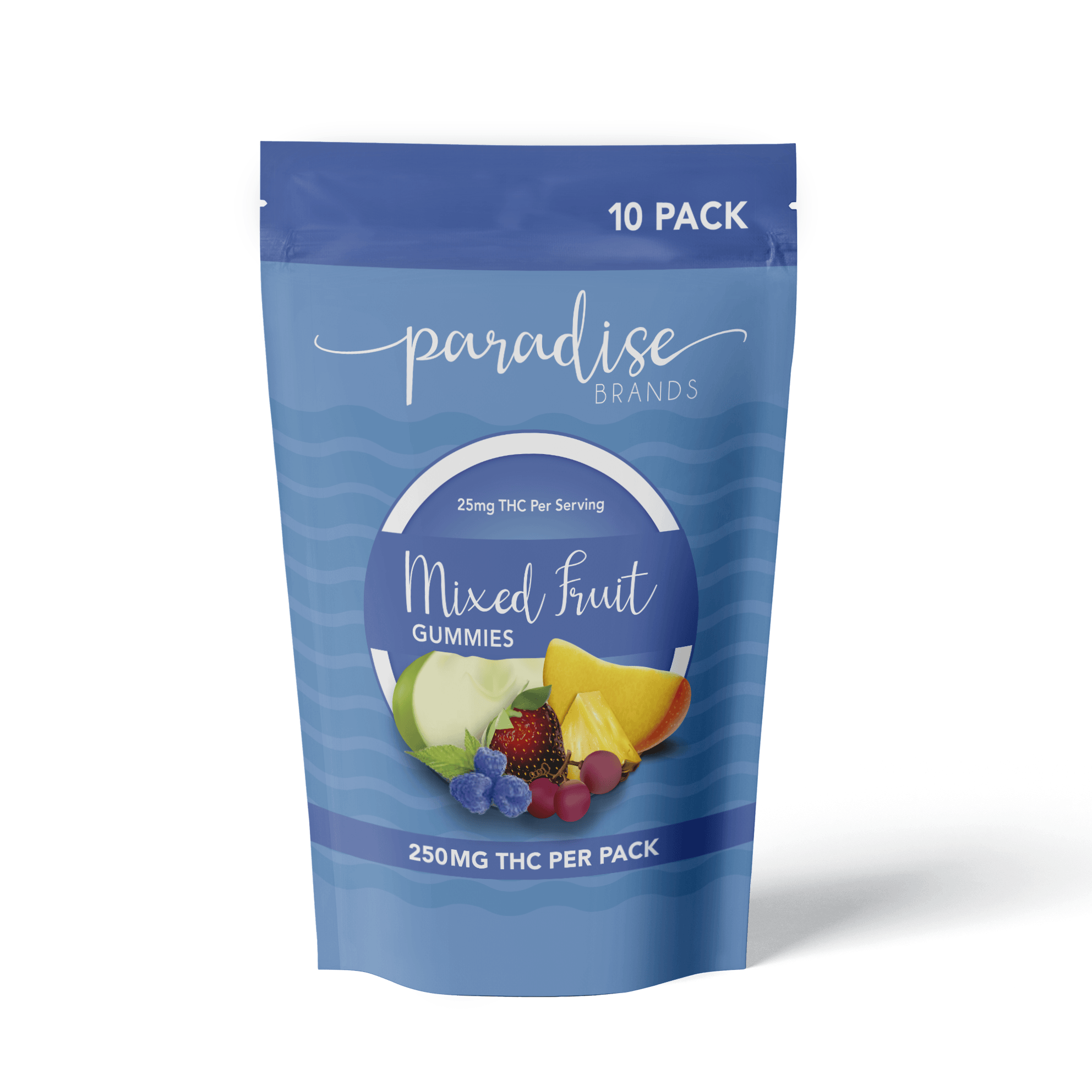 Paradise Brands 10 Pack Gummies Assorted 250mg | Weedmaps