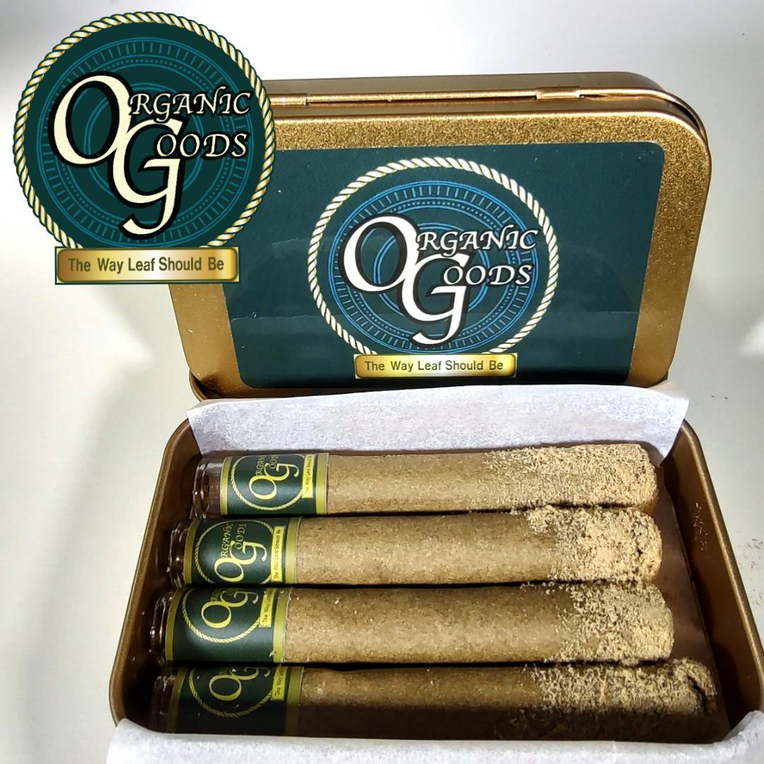 Organic Goods Organic Goods TF Mini Blunts Dipped in Badder & Kief ...