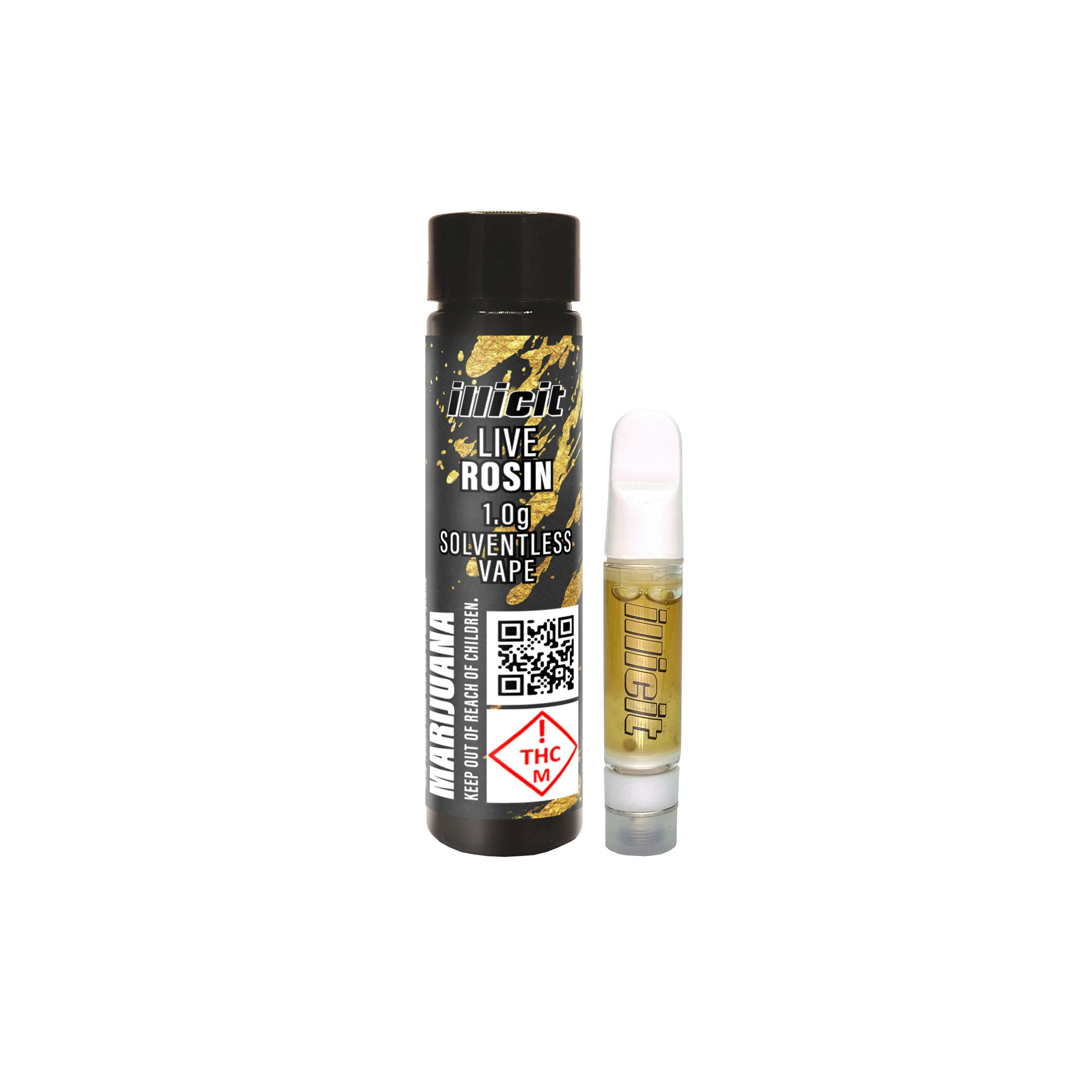 Live Rosin 1g Vape Cartridge - ILLICIT