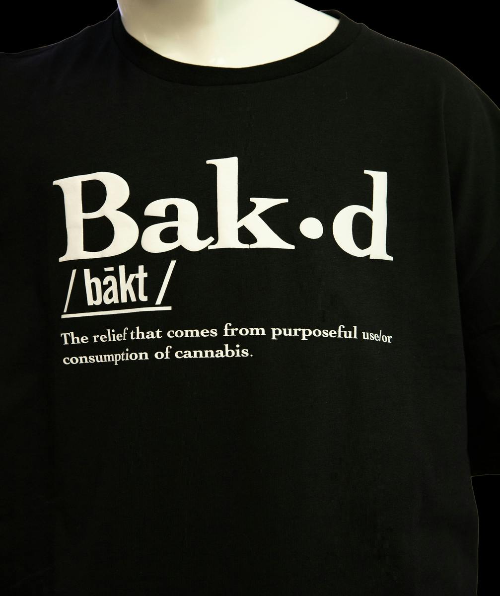 Bak'd Definition & Meaning T-Shirt -Black - Bak'd