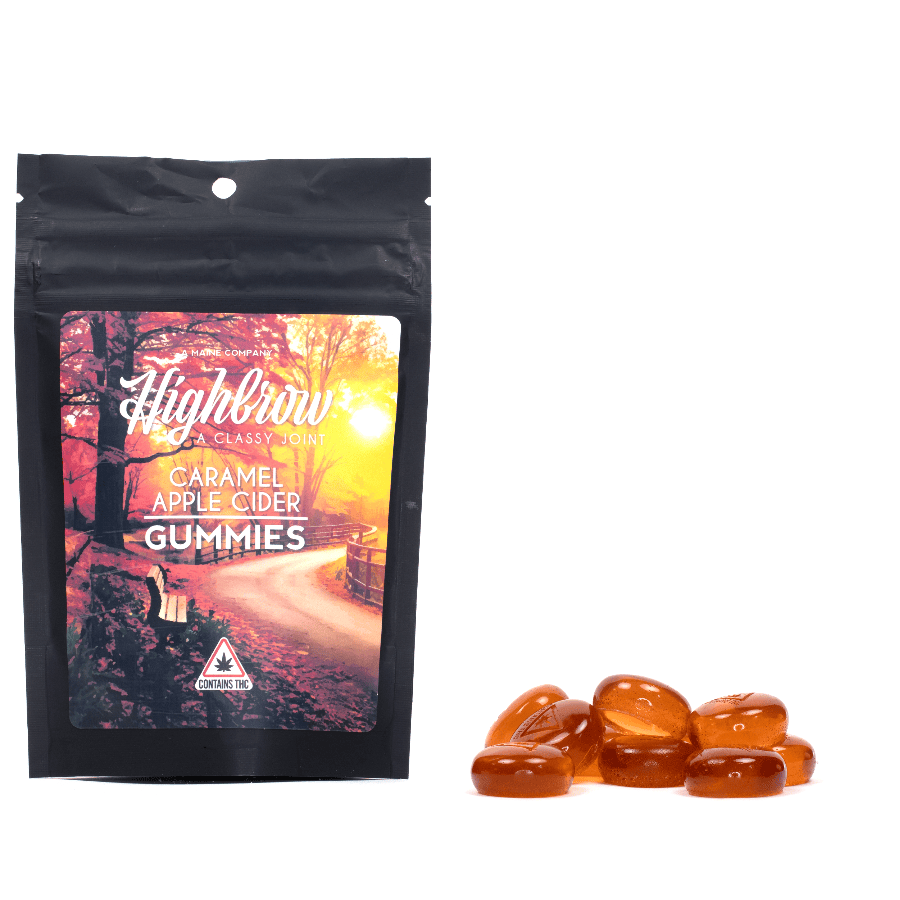 Highbrow Caramel Apple Gummies 100mg - Highbrow