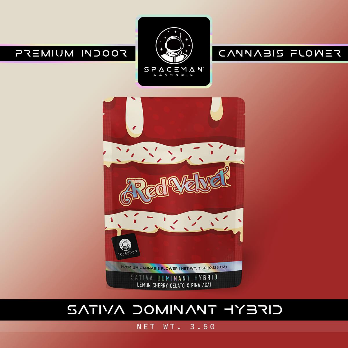 Spaceman - 3.5g Flower - Red Velvet - Spaceman Cannabis