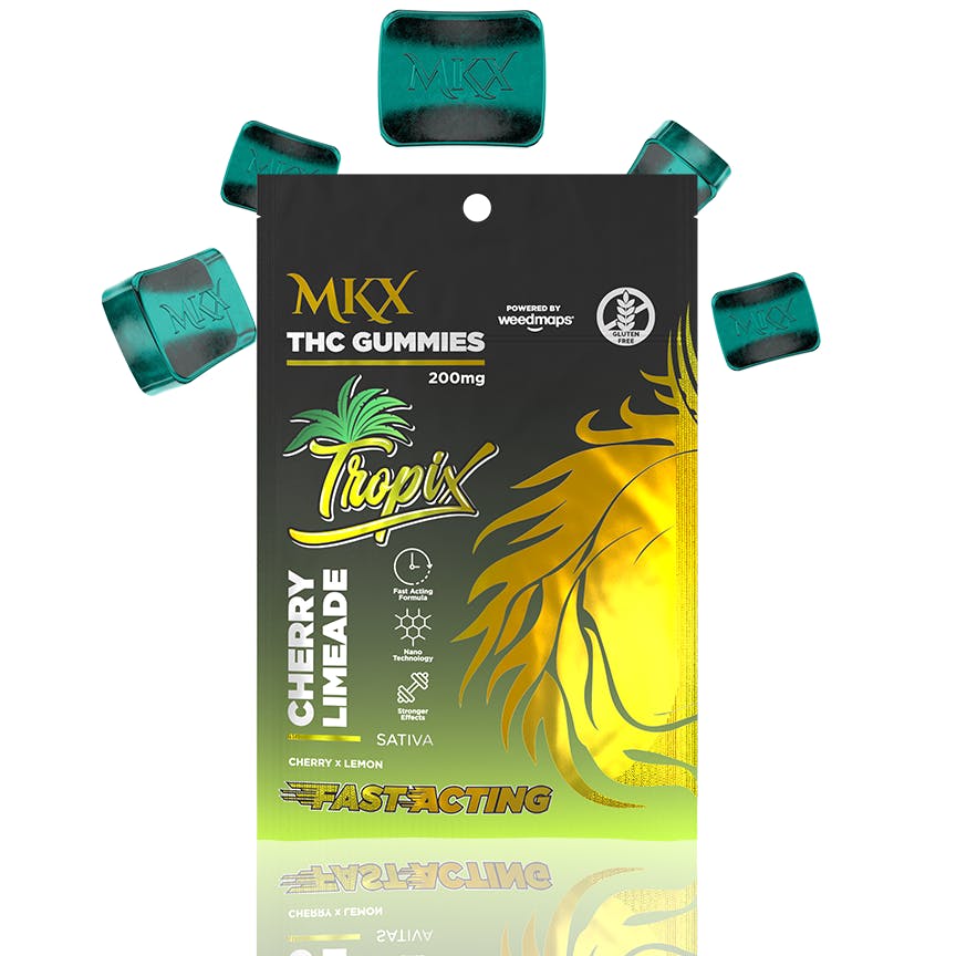MKX Tropix Gummies (Cherry Limeade) 100mg - MKX Oil Co