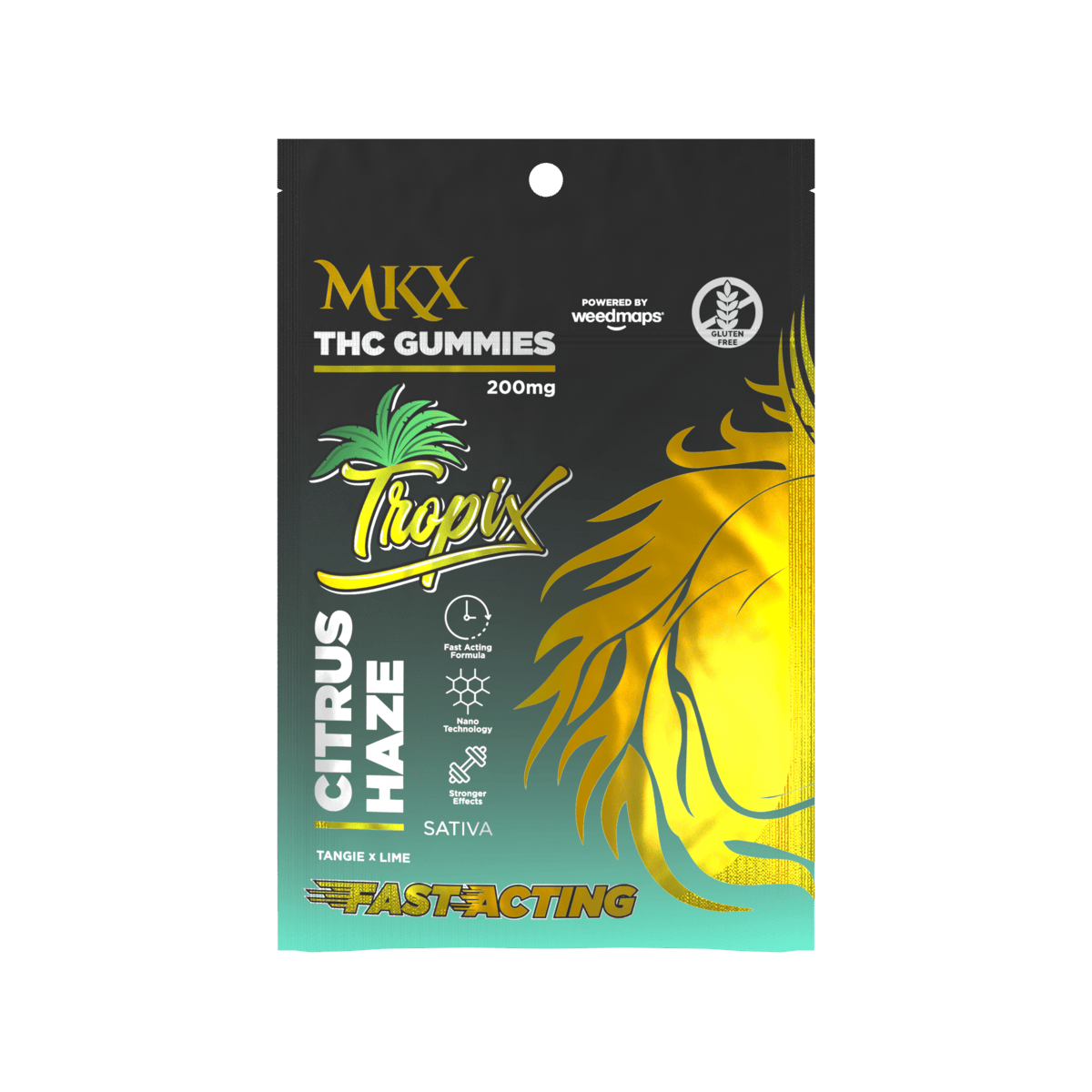 MKX Tropix Gummies (Citrus Haze) 200mg Wrong Image* - MKX Oil Co