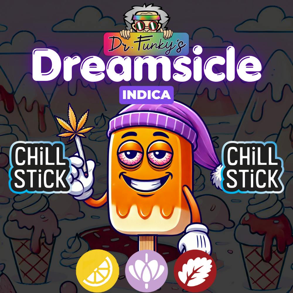 Dr. Funky's Chill Stick Dreamsicle 0.6g (Indica) - American Cannabis ...