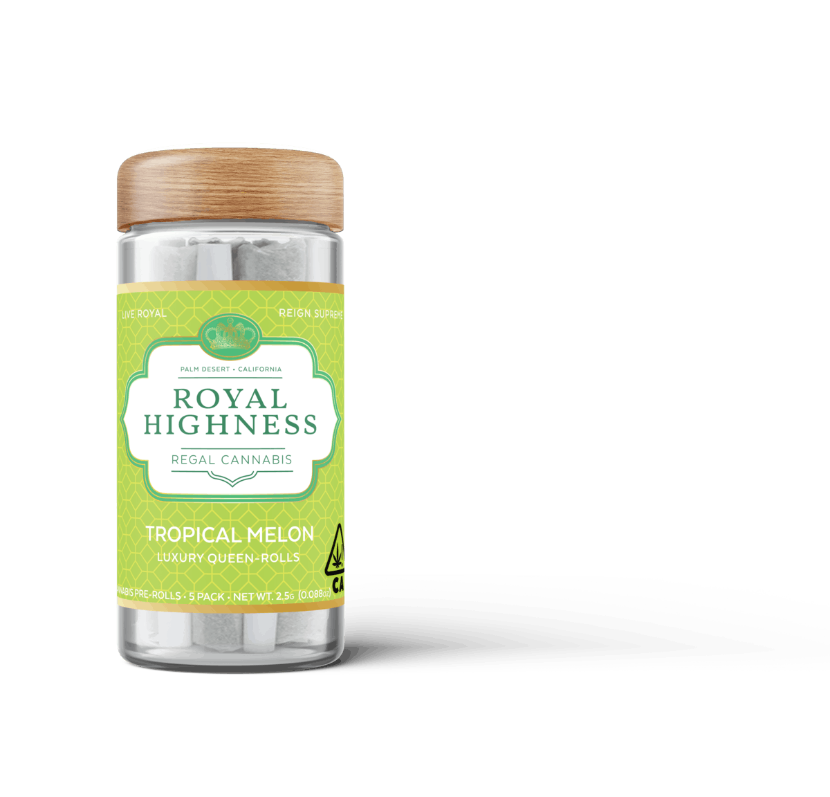 Luxury Queen-Rolls Tropical Melon 2.5g - Royal Highness