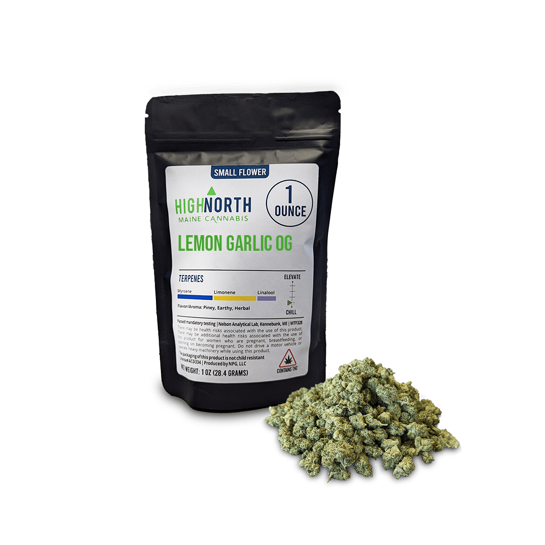 Wellness Connection Lemon Garlic OG Small Flower Ounce | Weedmaps