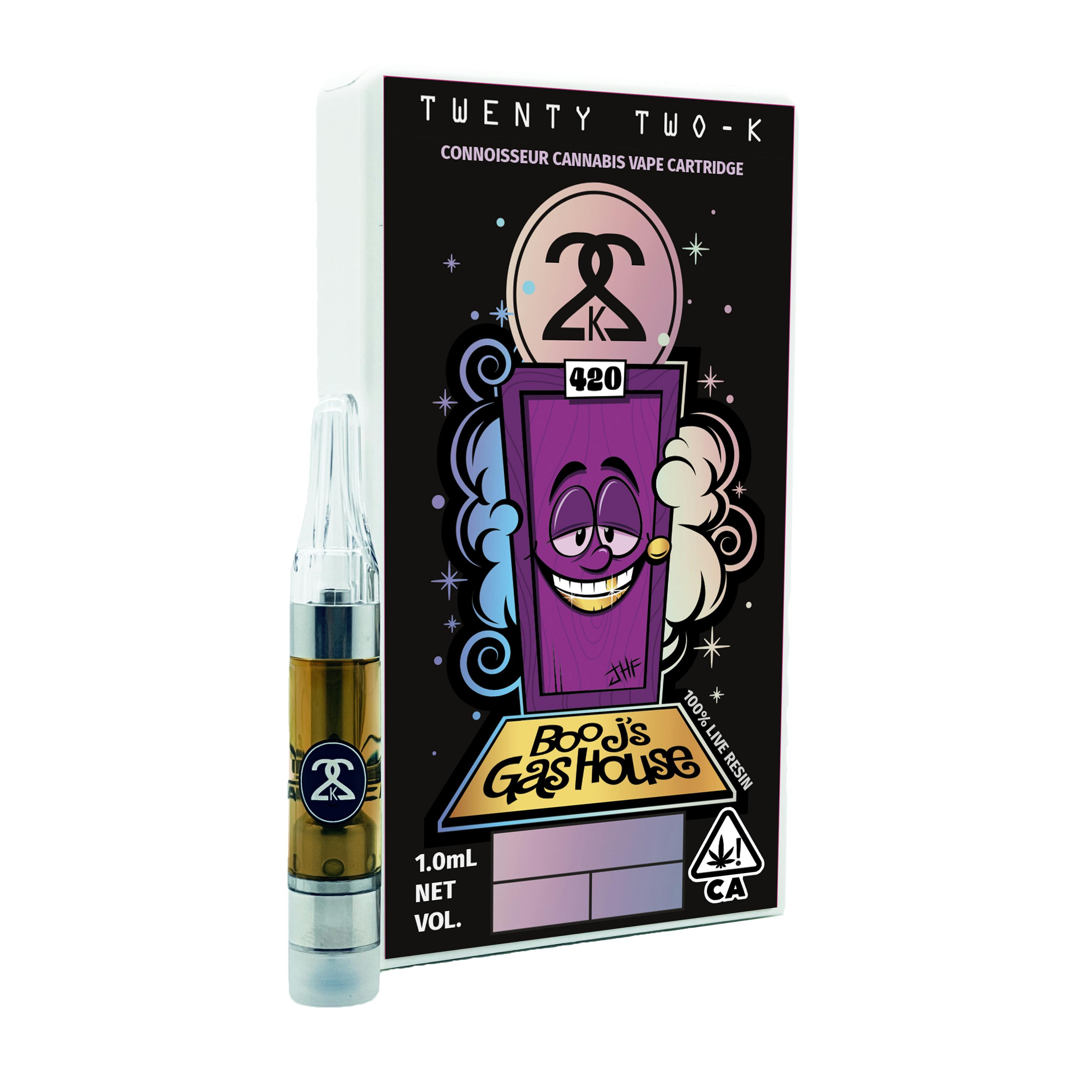 22K x Boo Johnson - Boo J's Gas House- 100% Live Resin - 1.0ml ...