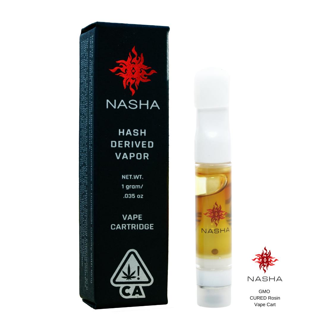 GMO Cured Rosin Vape Cart 1g - NASHA
