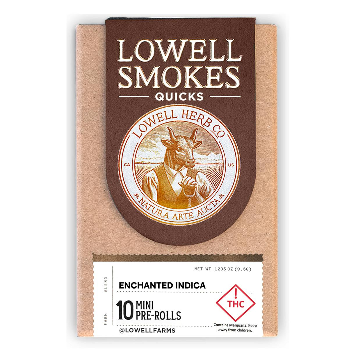 Lowell Smokes | 3.5g Pre-Roll Pack | The Enchanted Indica Quicks ...