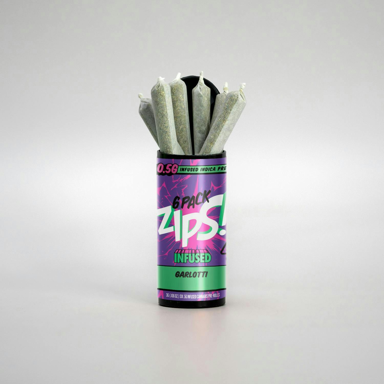 Garlotti 0.5G 6 Pack Infused Preroll - Zips Garlotti 0.5G 6 Pack Infused Preroll - Zips