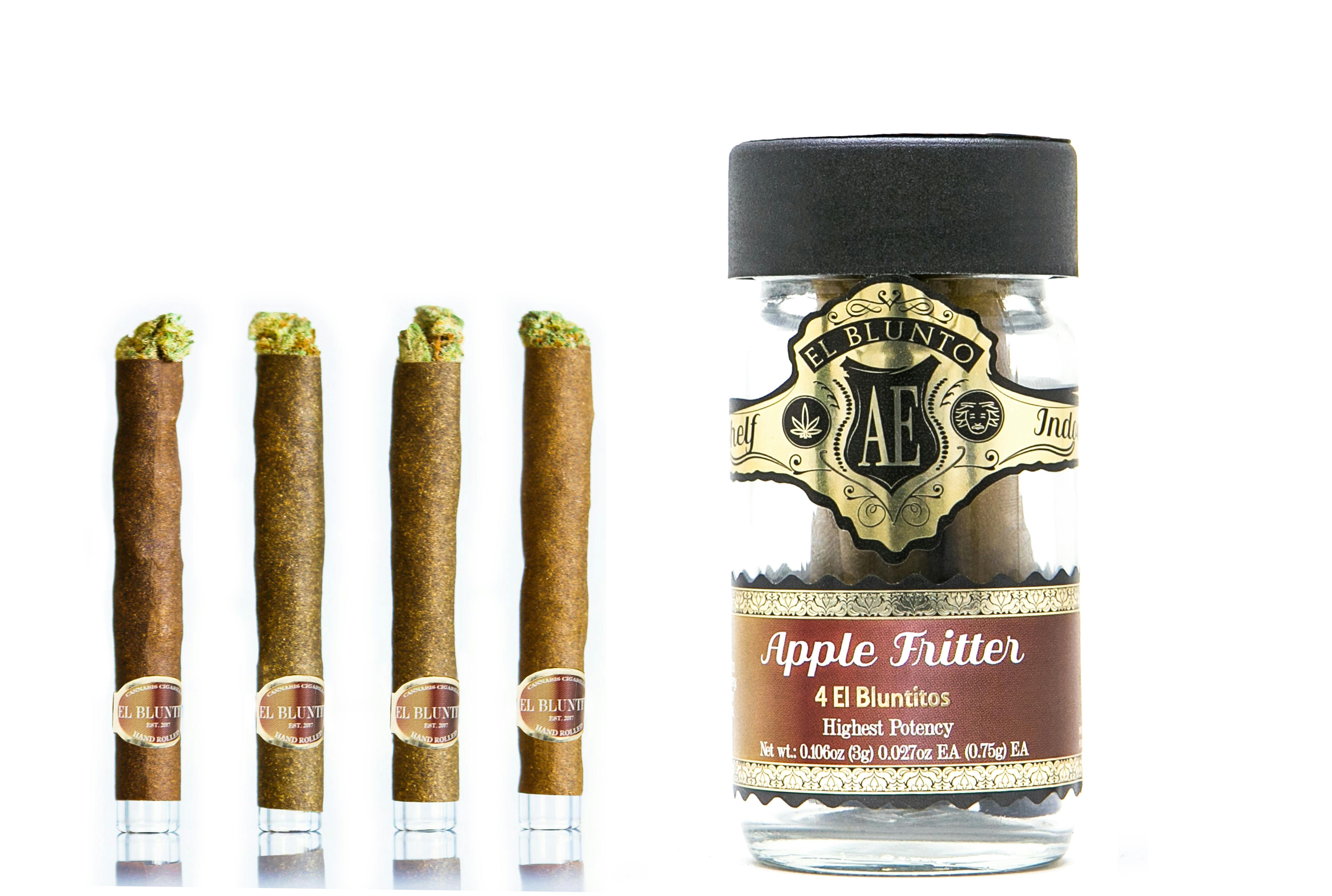 El Bluntito - 4-Pack - Apple Fritter - 4 x .75G [Mini Blunt] - El ...