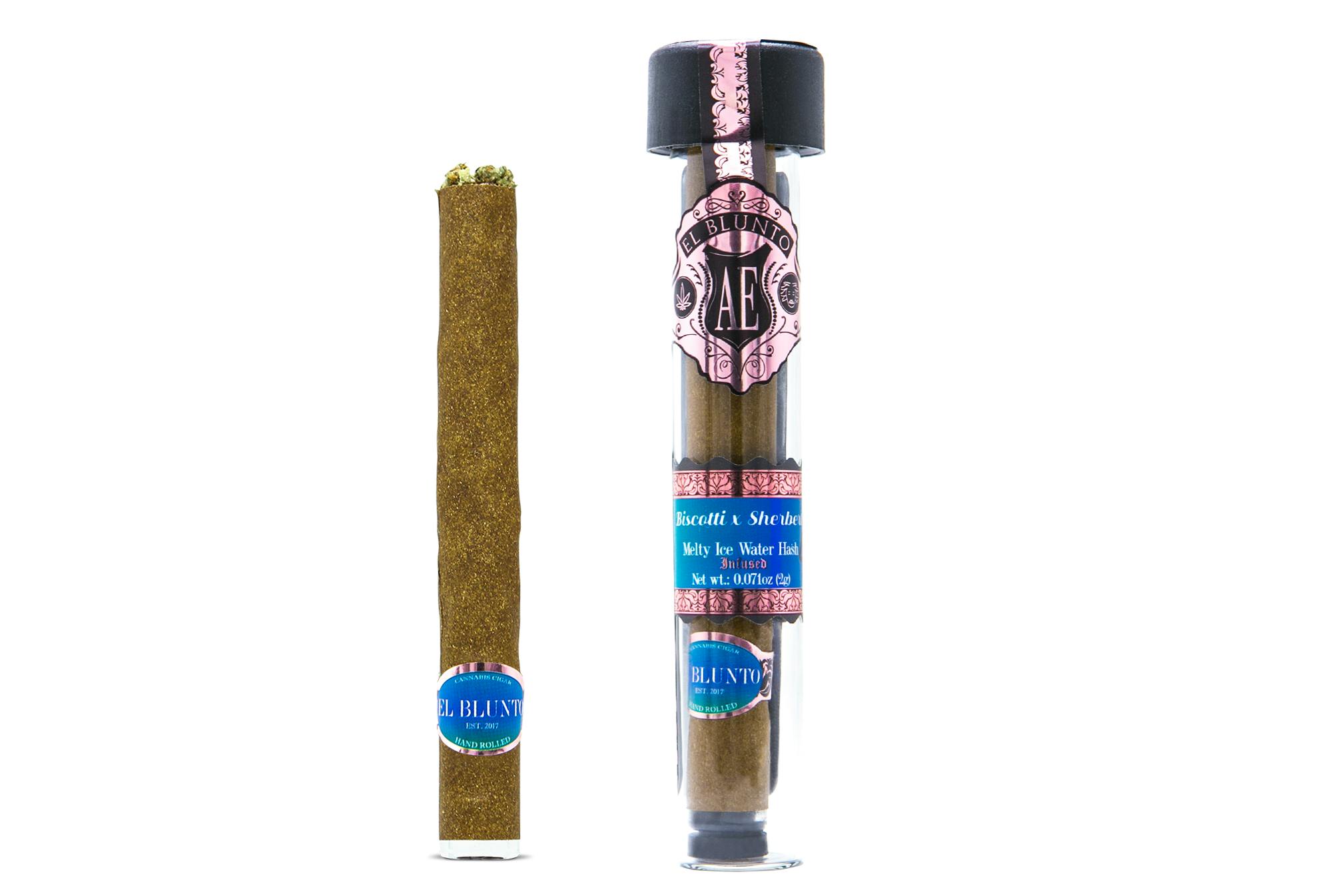 El Blunto - Biscotti x Sherbert - 2G Cannabis Cigar - Hash Infused ...