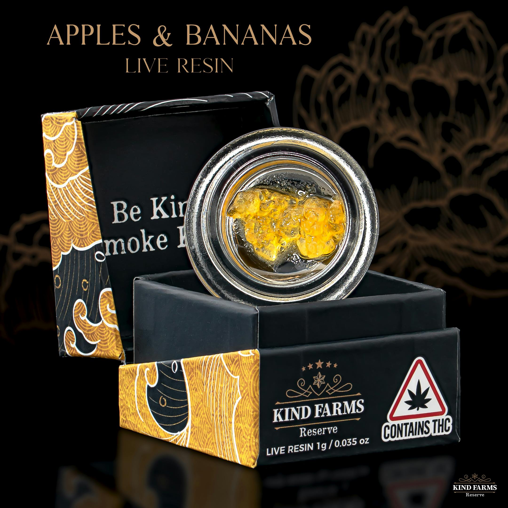 Apples & Bananas Live Resin - Kind Farms Reserve - Kind Farms Reserve Apples & Bananas Live Resin - Kind Farms Reserve - Kind Farms Reserve