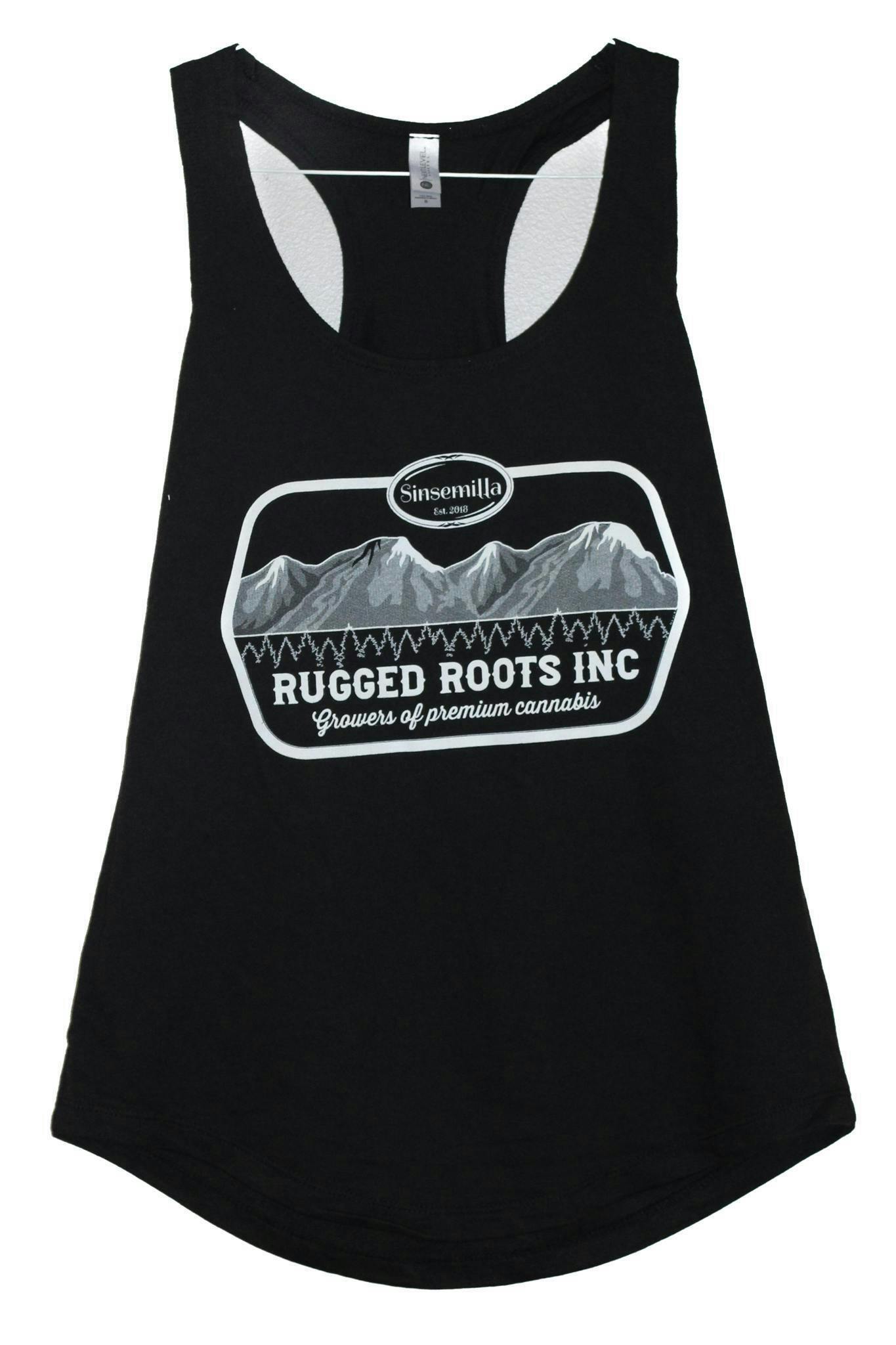 Rugged Roots - Rugged Tank Top (Black and White) {LARGE} - Rugged Roots