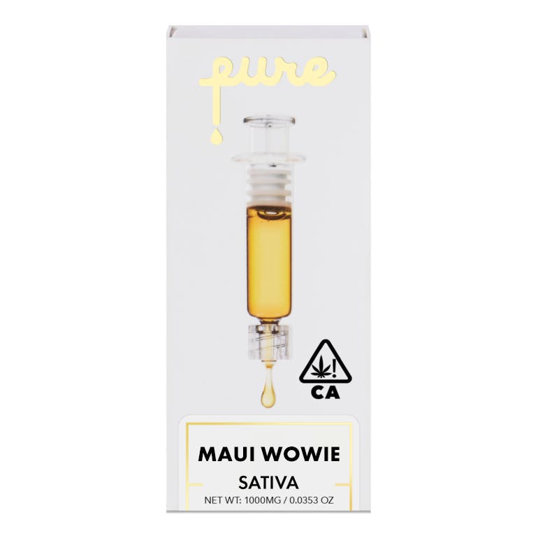 Pure Cannabis Extract Syringe 1g - Maui Wowie - Sativa - Pure Vape Pure Cannabis Extract Syringe 1g - Maui Wowie - Sativa - Pure Vape