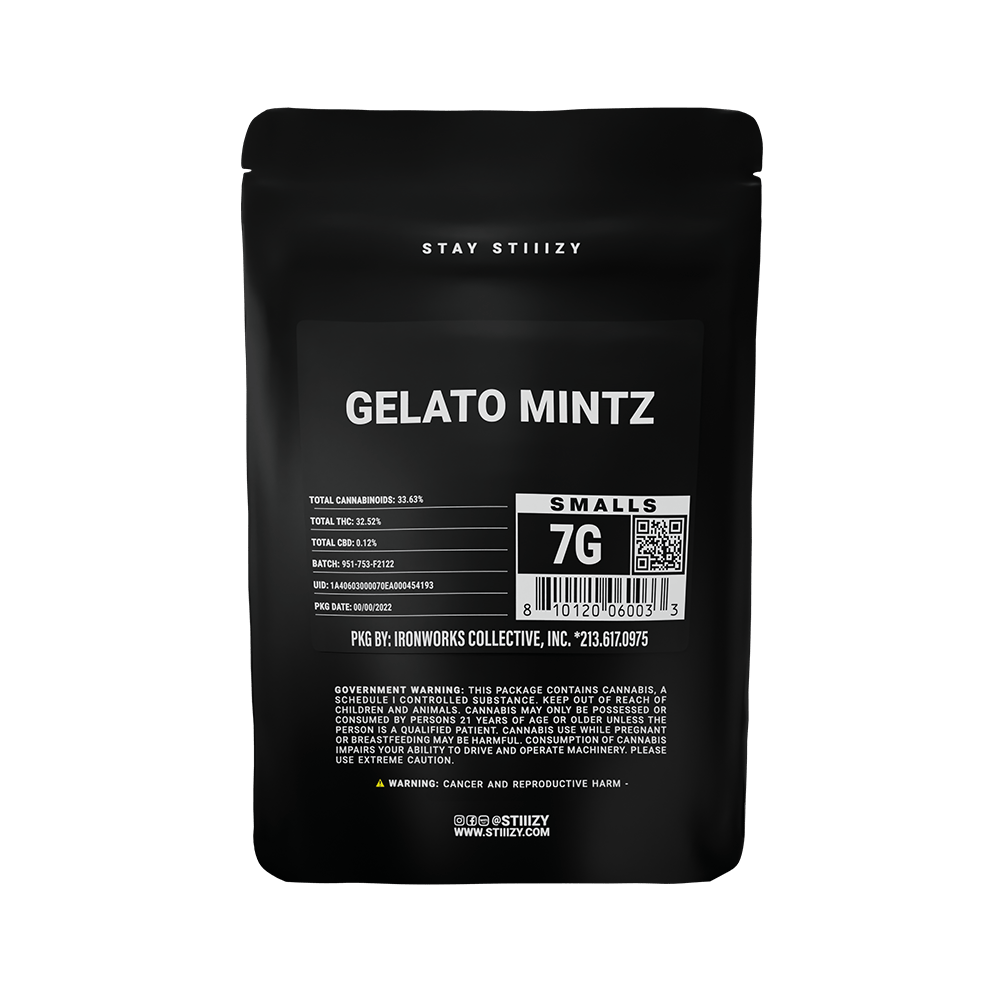 - GELATO MINTZ - 7G Black Label Mylar - STIIIZY