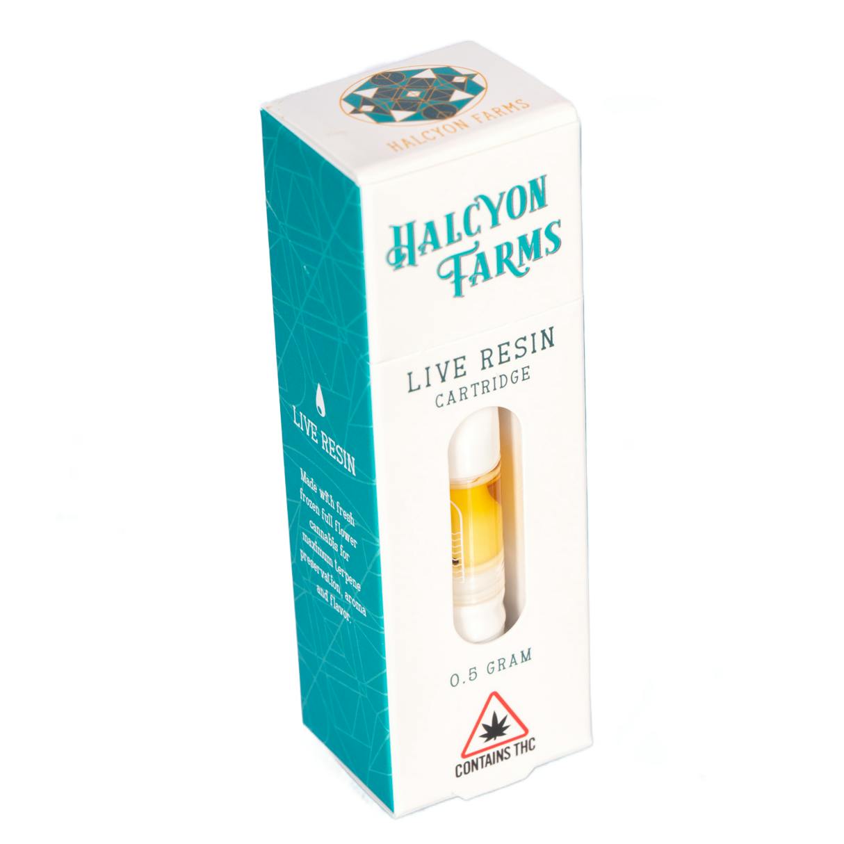 1/2 g Lilac Diesel Live Resin Cartridge - Halcyon Farms