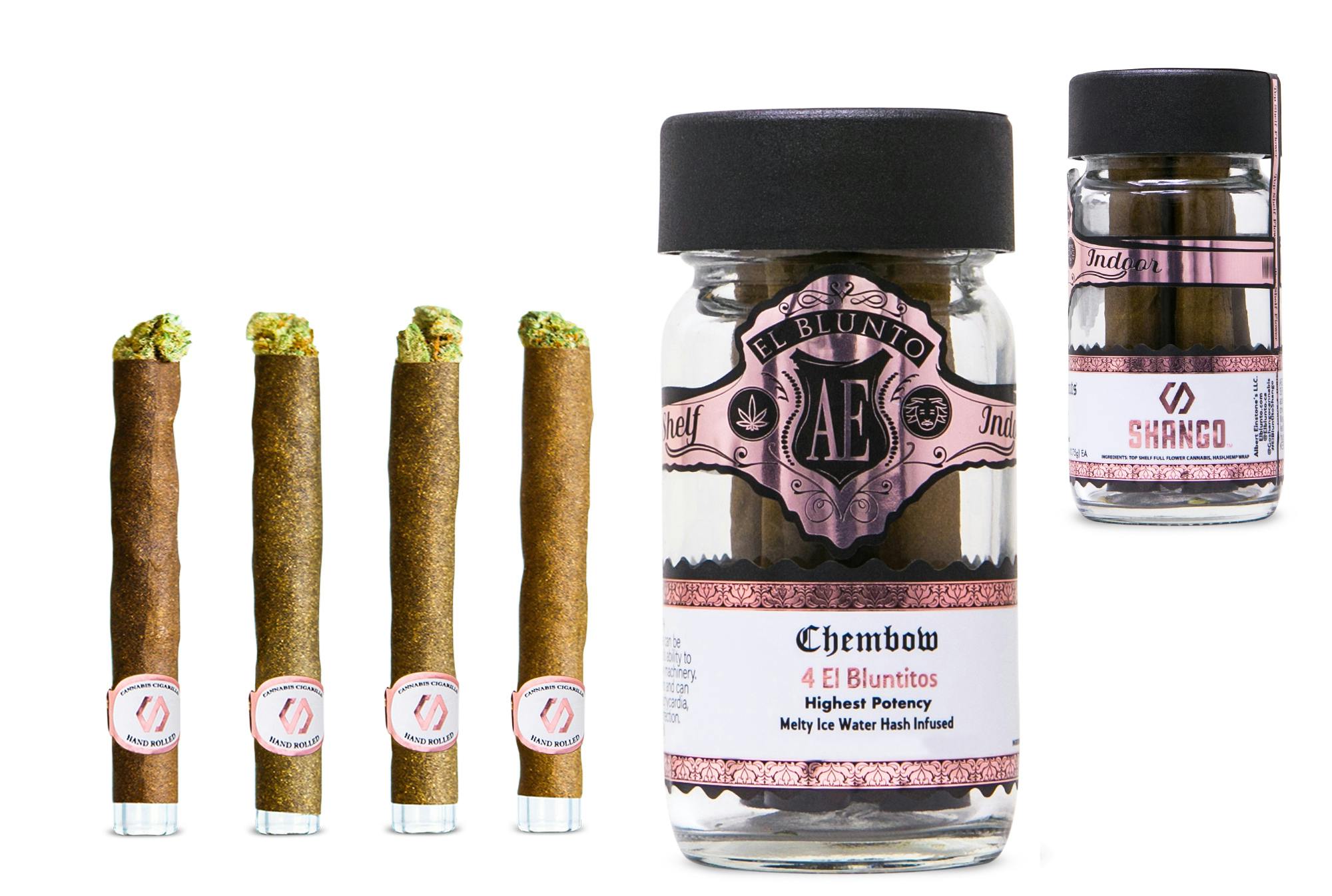 El Bluntito x Shango - 4-Pack - Chembow - Hash Infused - 4 x .85G - El ...