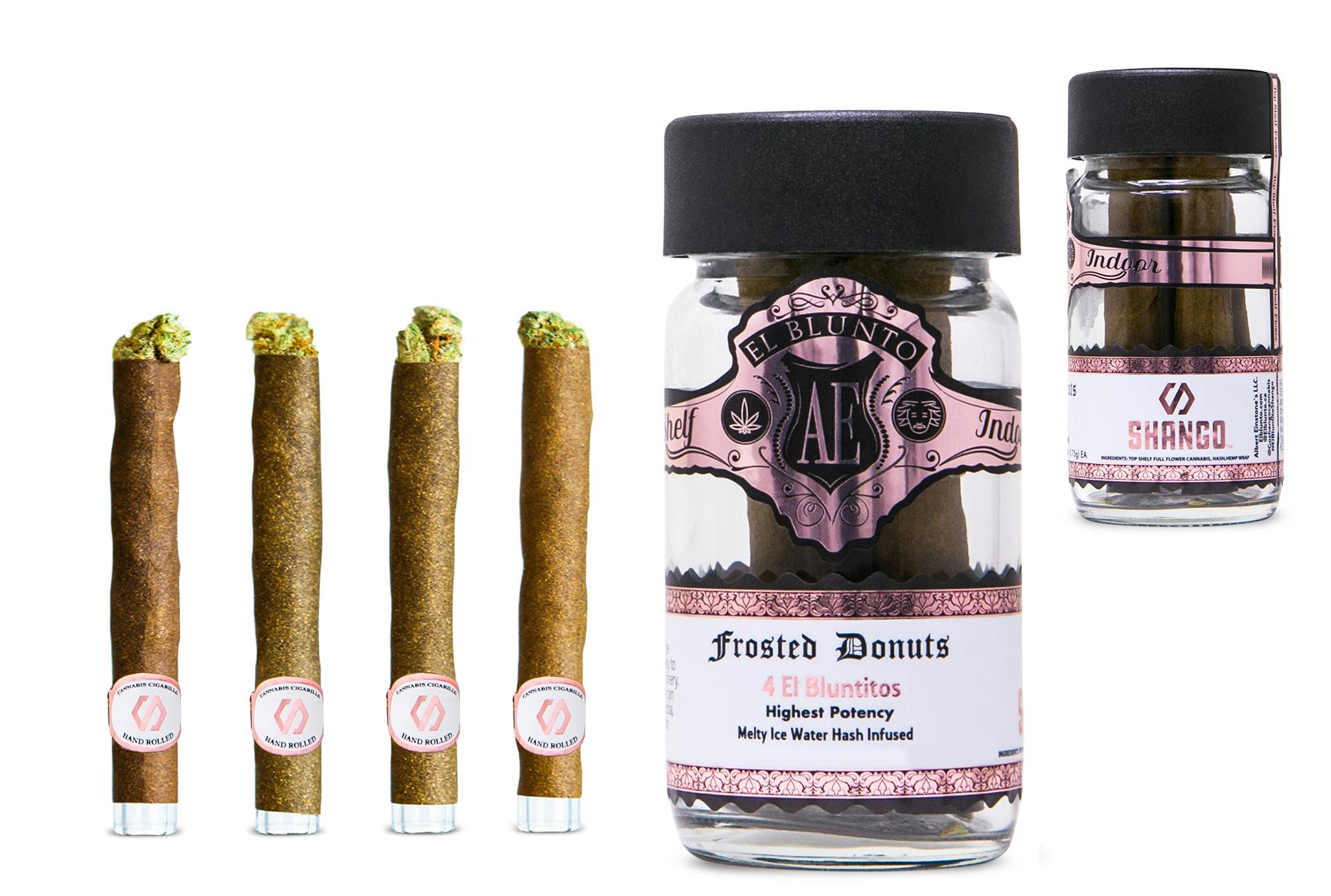 El Bluntito x Shango - 4-Pack - Frosted Donuts - Hash Infused - 4 x ...