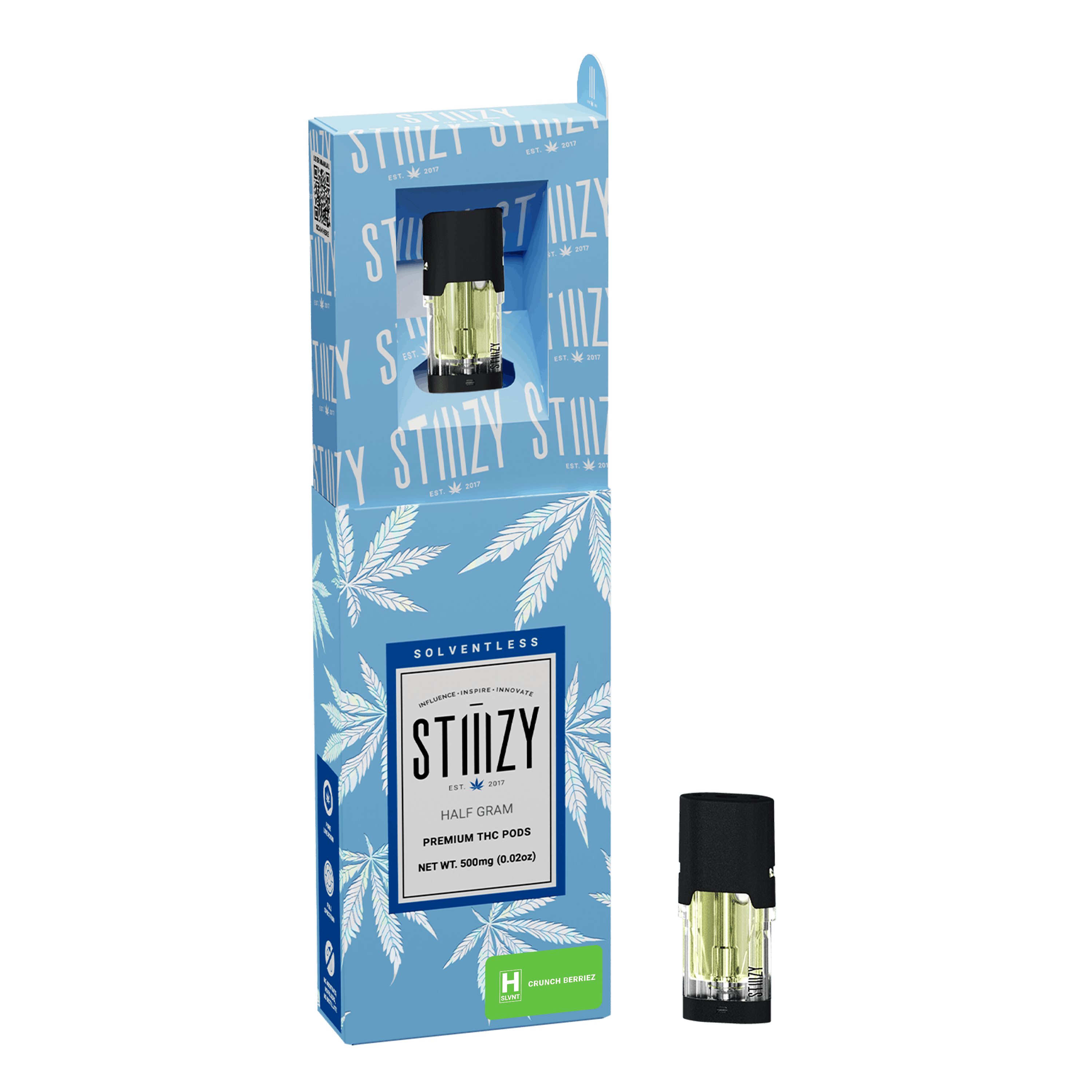 Vape Cartridge - CRUNCH BERRIEZ .5G Solventless Live Rosin Pod ...