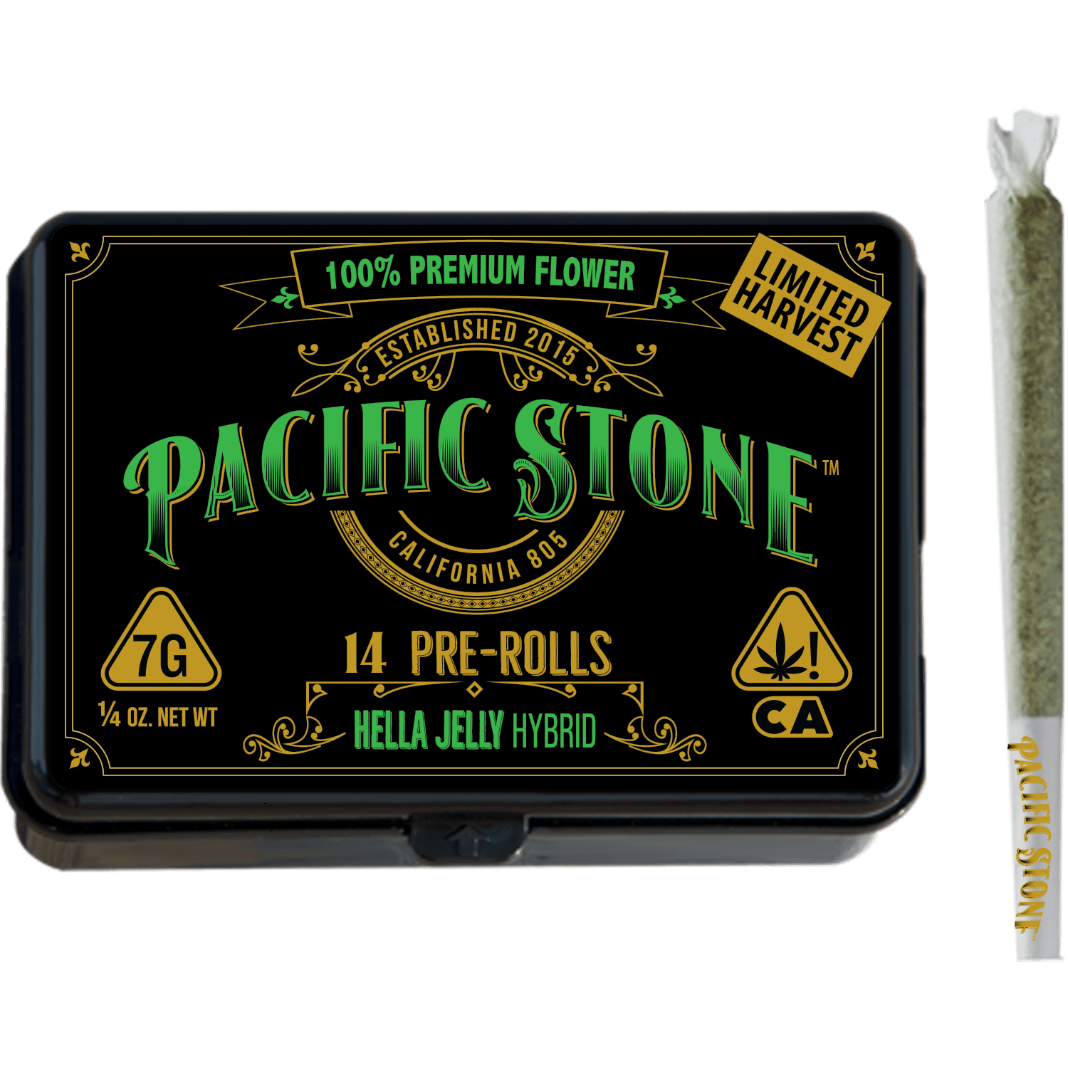 Hella Jelly Hybrid Pre-Rolls 14pk (7g) - Pacific Stone