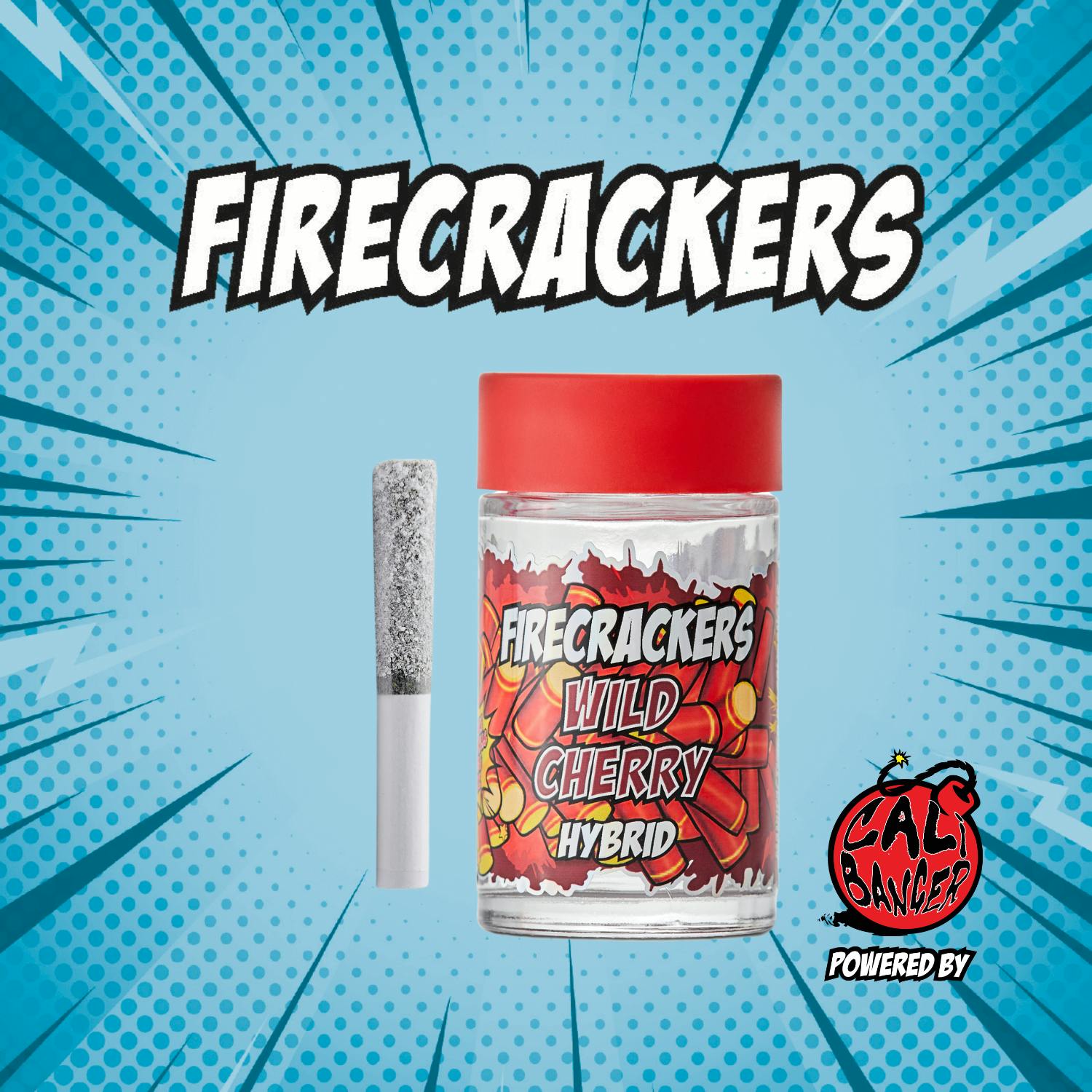 Firecracker by Cali Banger Infused Pre Roll WILD CHERRY 5 x 0.6 - 3.0 ...