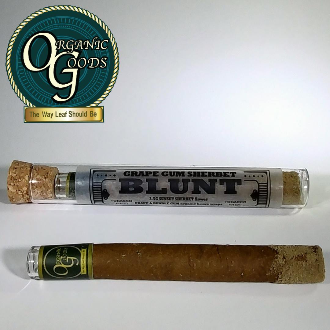 Organic Goods TF Blunt dipped in Kief GMO Banana 2.6 G - Organic Goods