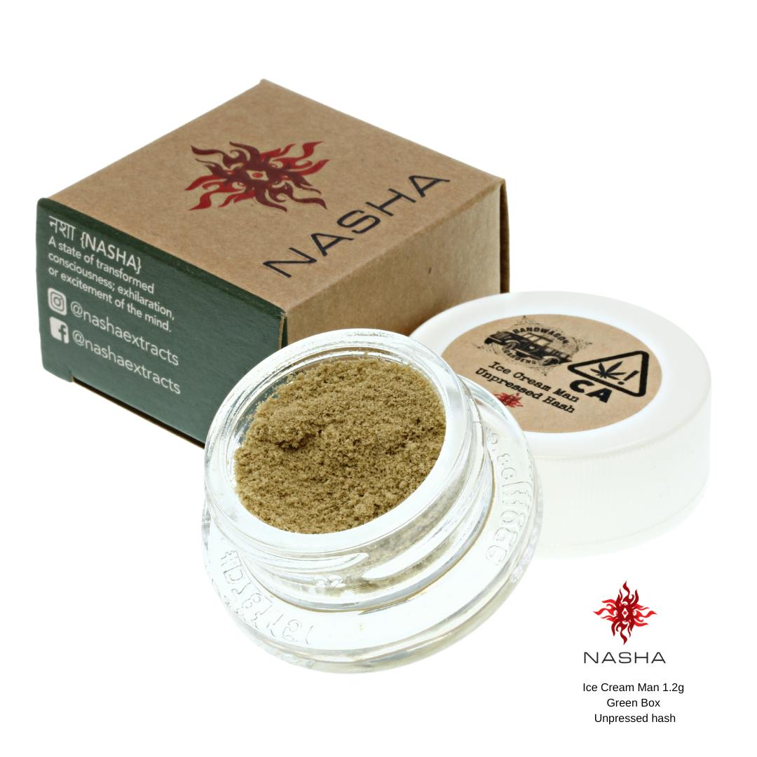 Ice Cream Man 1.2g Green Unpressed Hash (Bandwagon Gardens) - NASHA