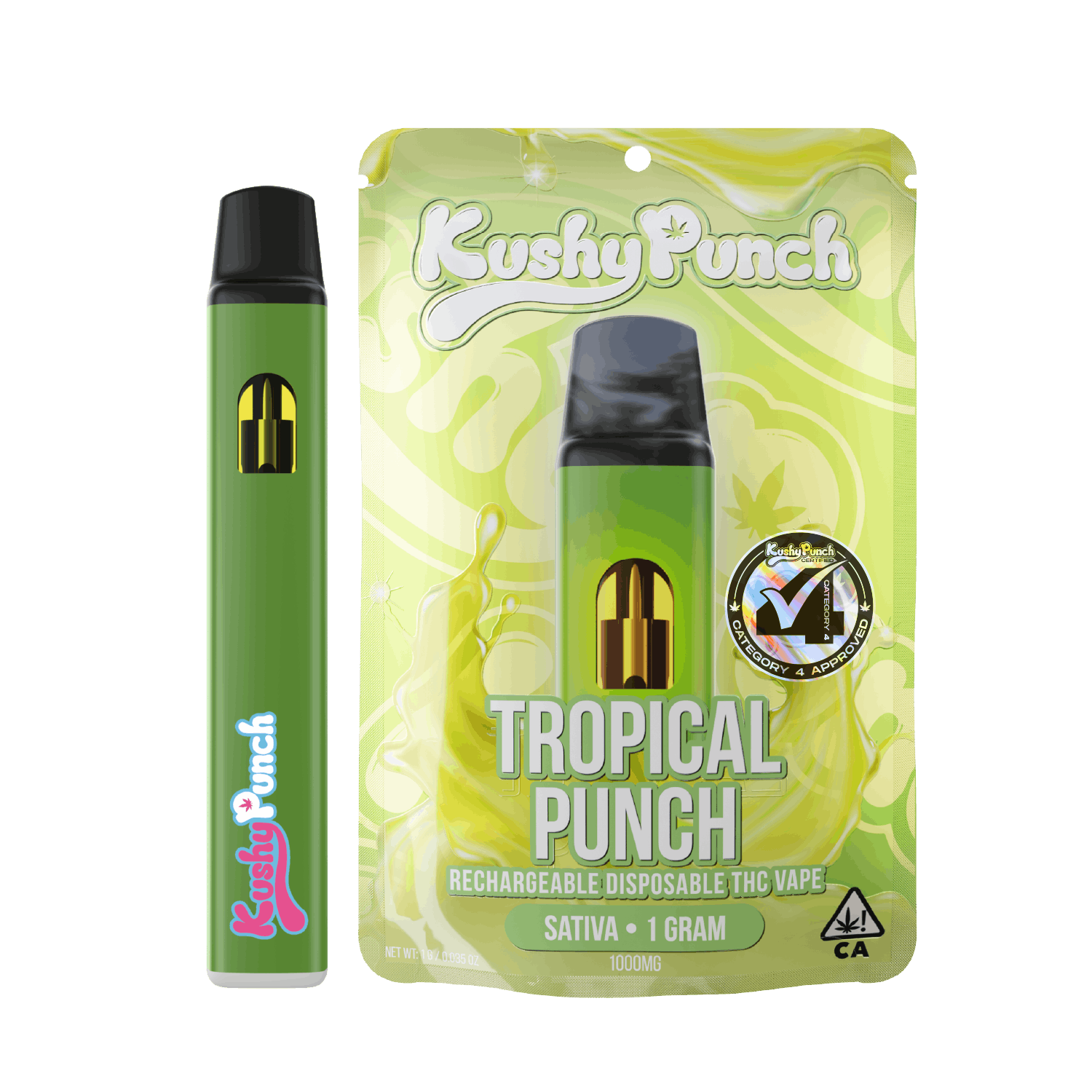 1G Kushy Punch Vape - Tropical Punch - Foothill Health and Wellness ...
