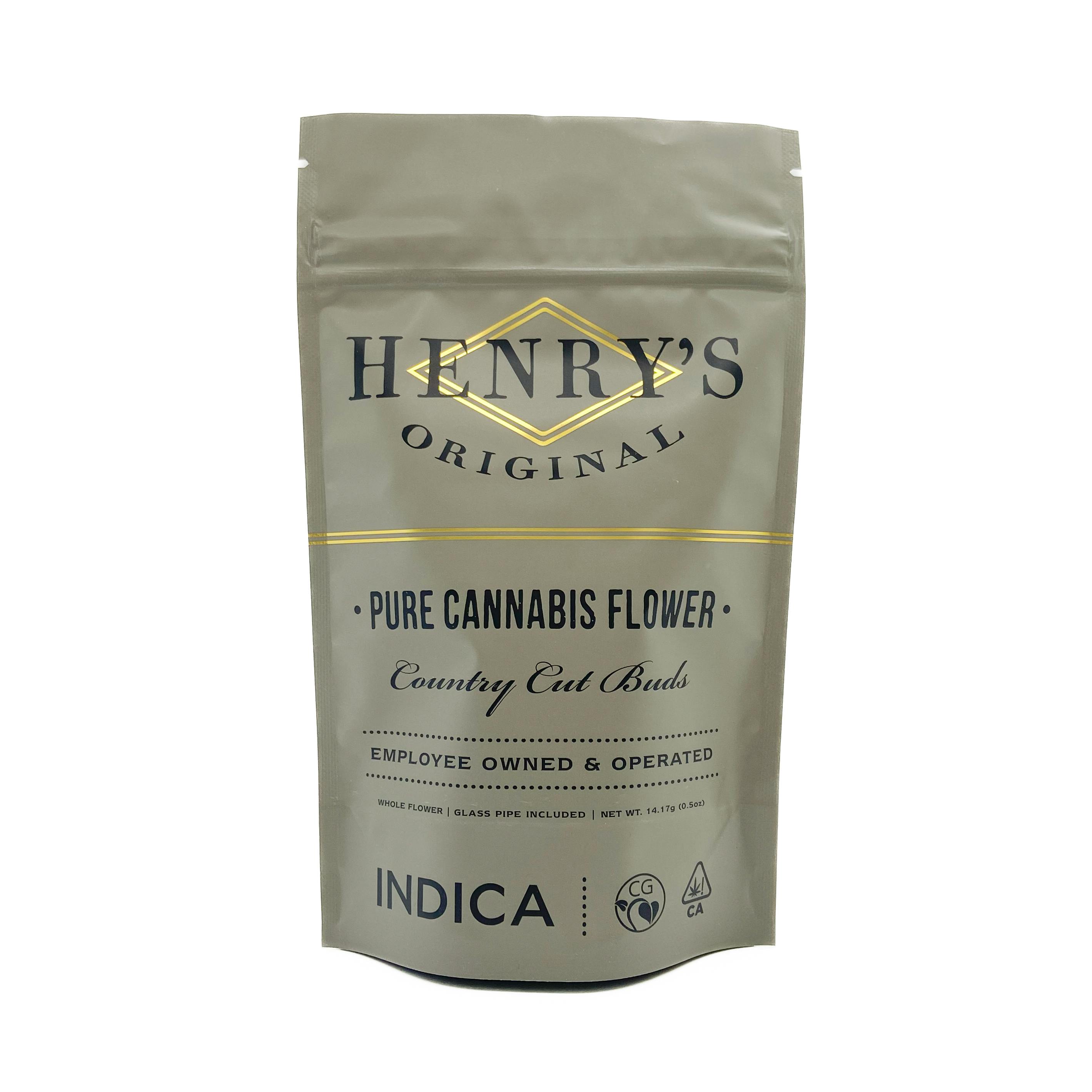 Henry's Original 14g Pouch- Black Domina | Weedmaps