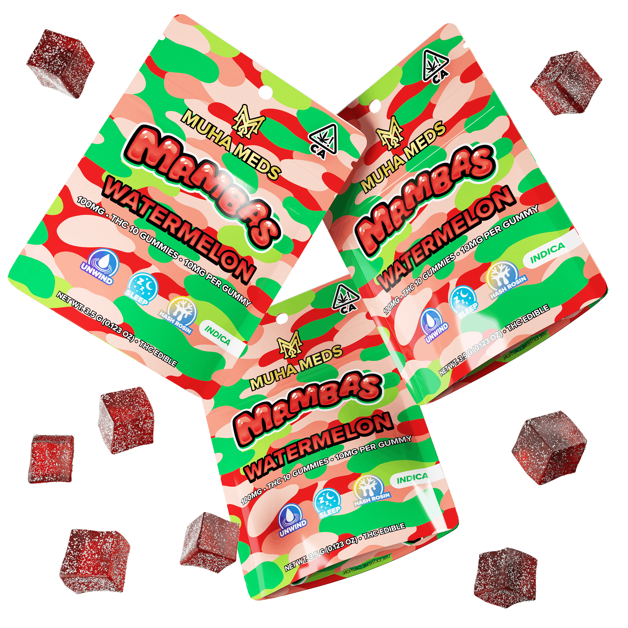 Watermelon Muha Mamba - 100mg - Muha Meds Watermelon Muha Mamba - 100mg - Muha Meds