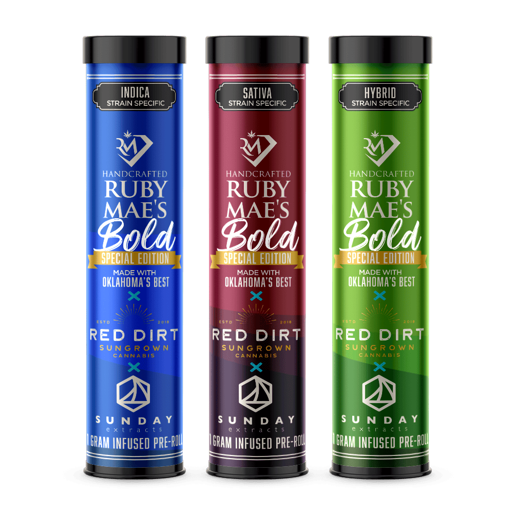 Bold SPECIAL | Indica | 1g Infused Preroll | Dual OG - Ruby Mae's