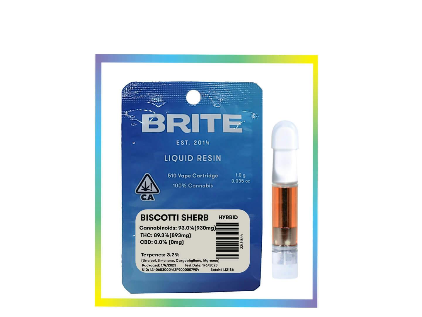 Biscotti Sherb - Liquid Resin 1g - Brite Labs