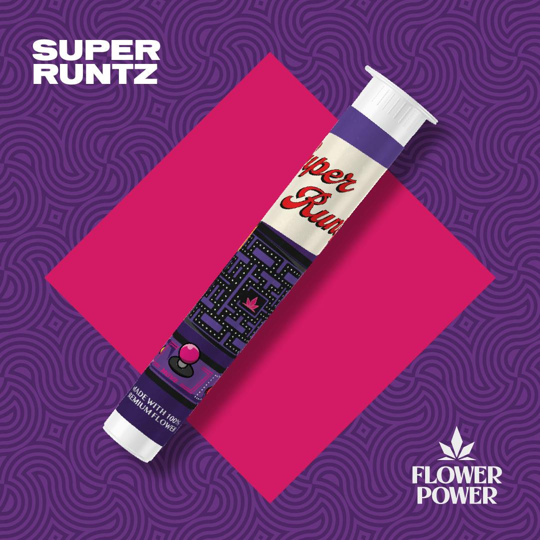 Super Runtz 1G Preroll - Flower Power Cannabis