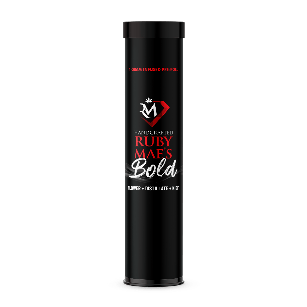 Ruby Mae's Bold OG | Hybrid | 1g Infused Preroll | Zelato | Weedmaps
