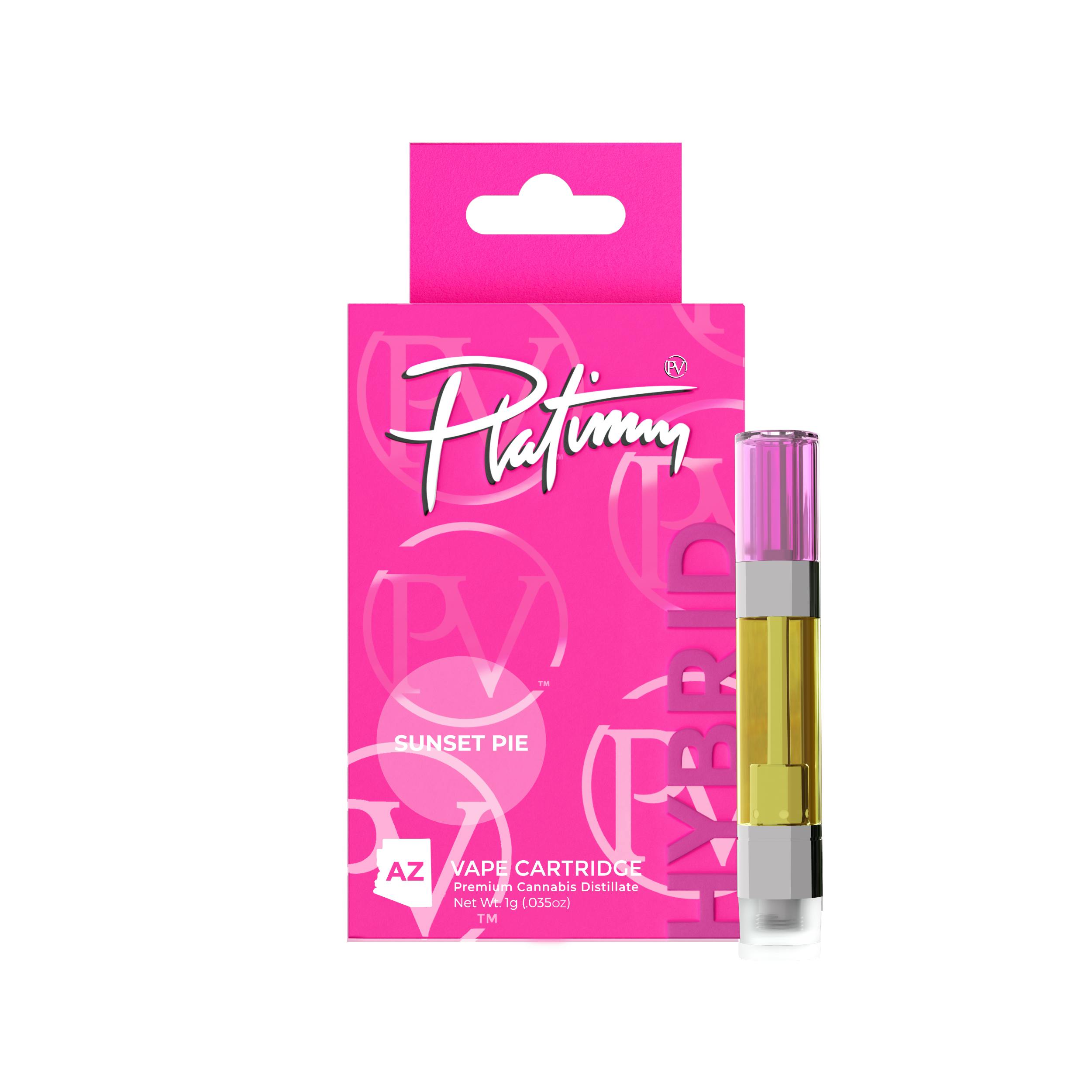 Platinum Vape Sunset Pie (Hybrid) 510 Thread Cartridge 1g - Platinum Vape