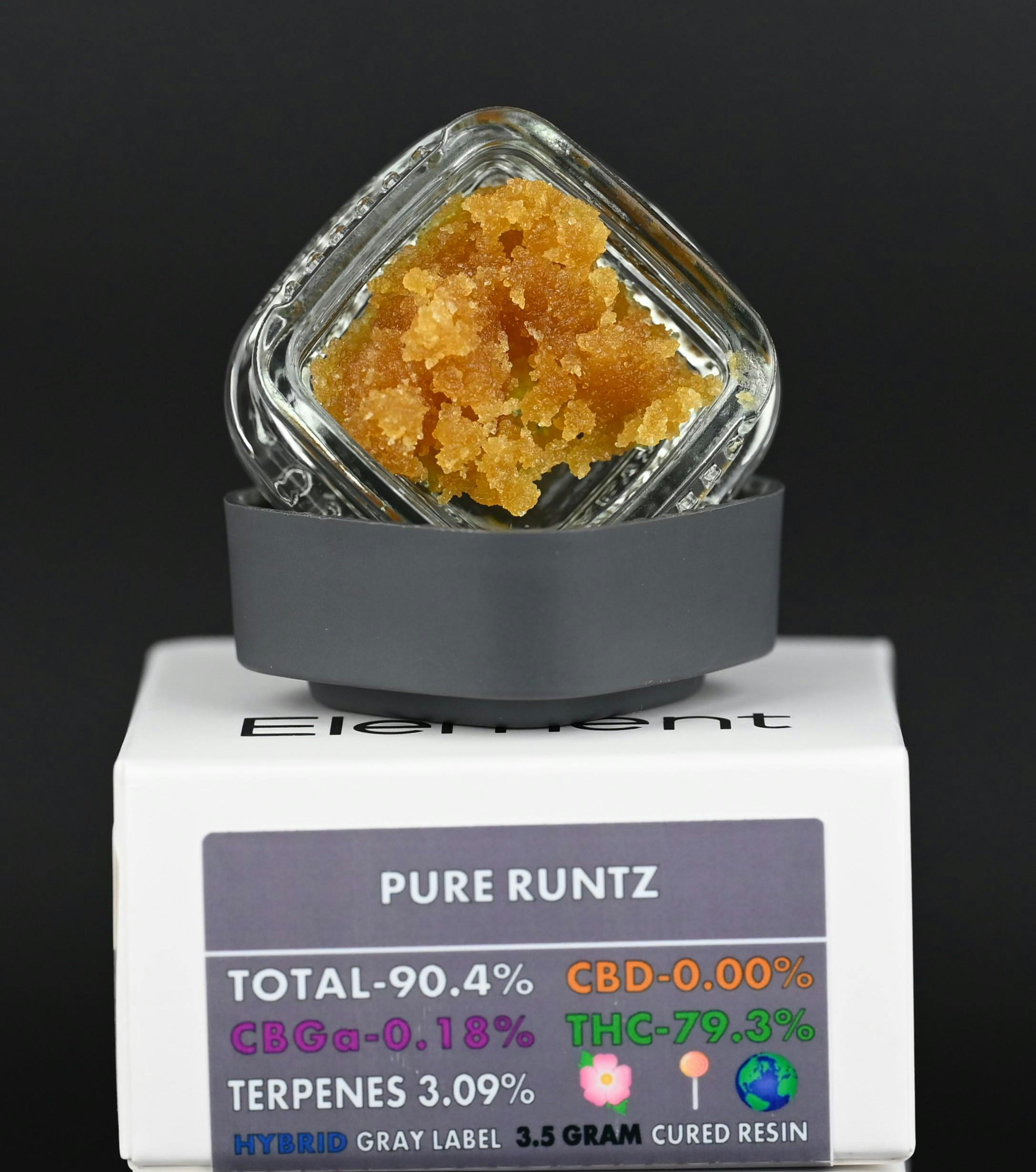 Element Cured Resin 3.5G - Pure Runtz - Element