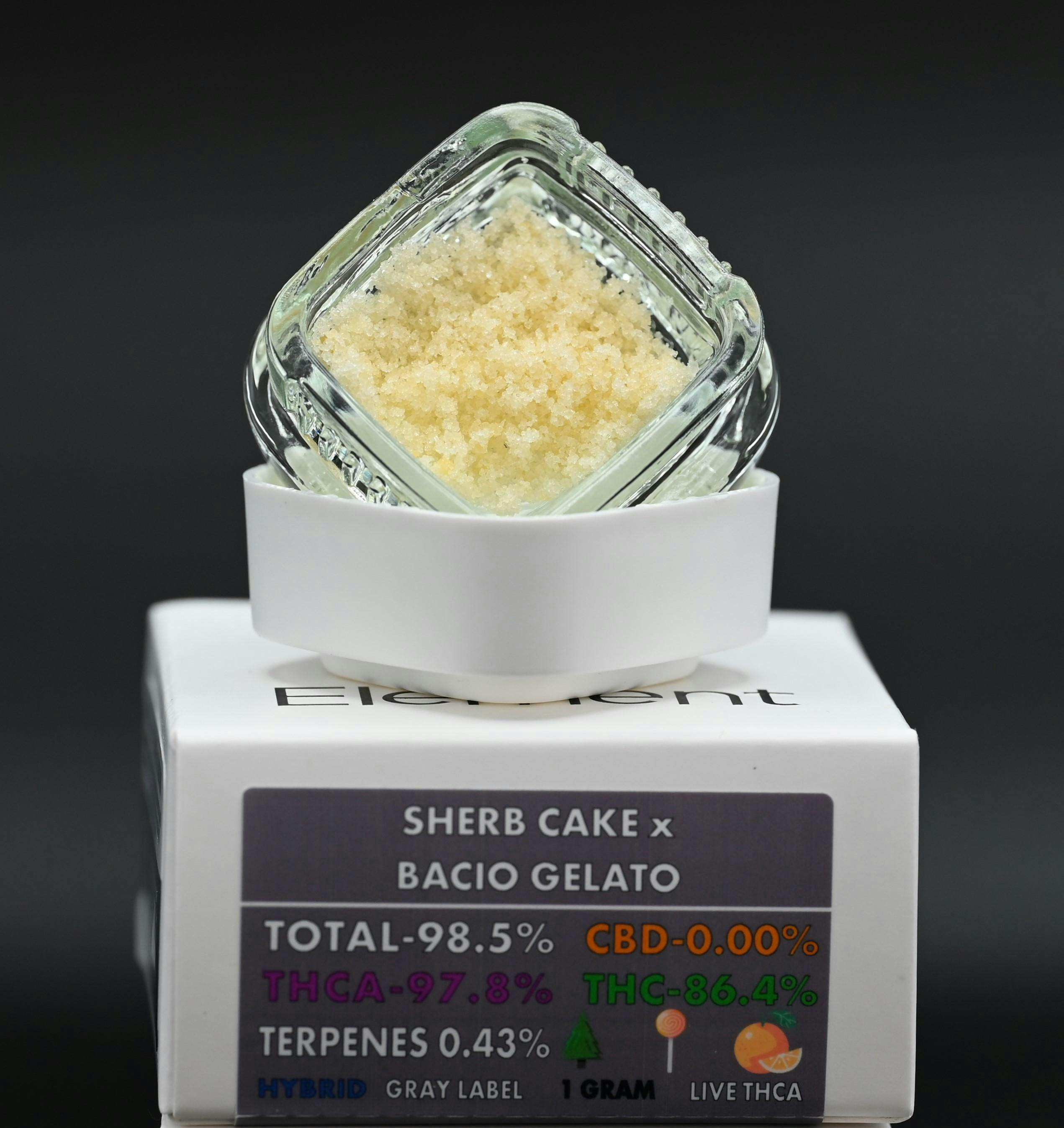 Element Live THCA 1G - Sherb Cake x Bacio Gelato - Element